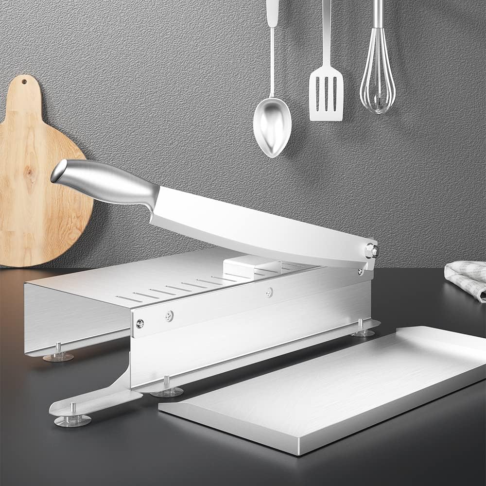 Amazon.com: Koconic Stainless Steel 14In Kinfe Manual Meat Slicer,Bone ...