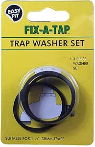Amazon.com : Fix-A-Tap Trap Washer Kit for 38mm 1 1/2 Inch Traps 3 ...