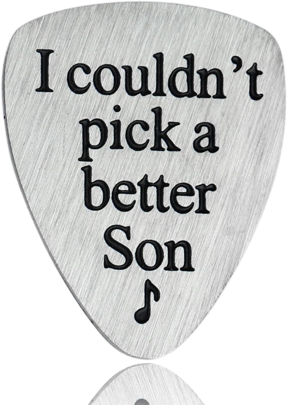 Amazon.com: I Couldn’t Pick A Better Son Guitar Pick Jewelry Gift for ...