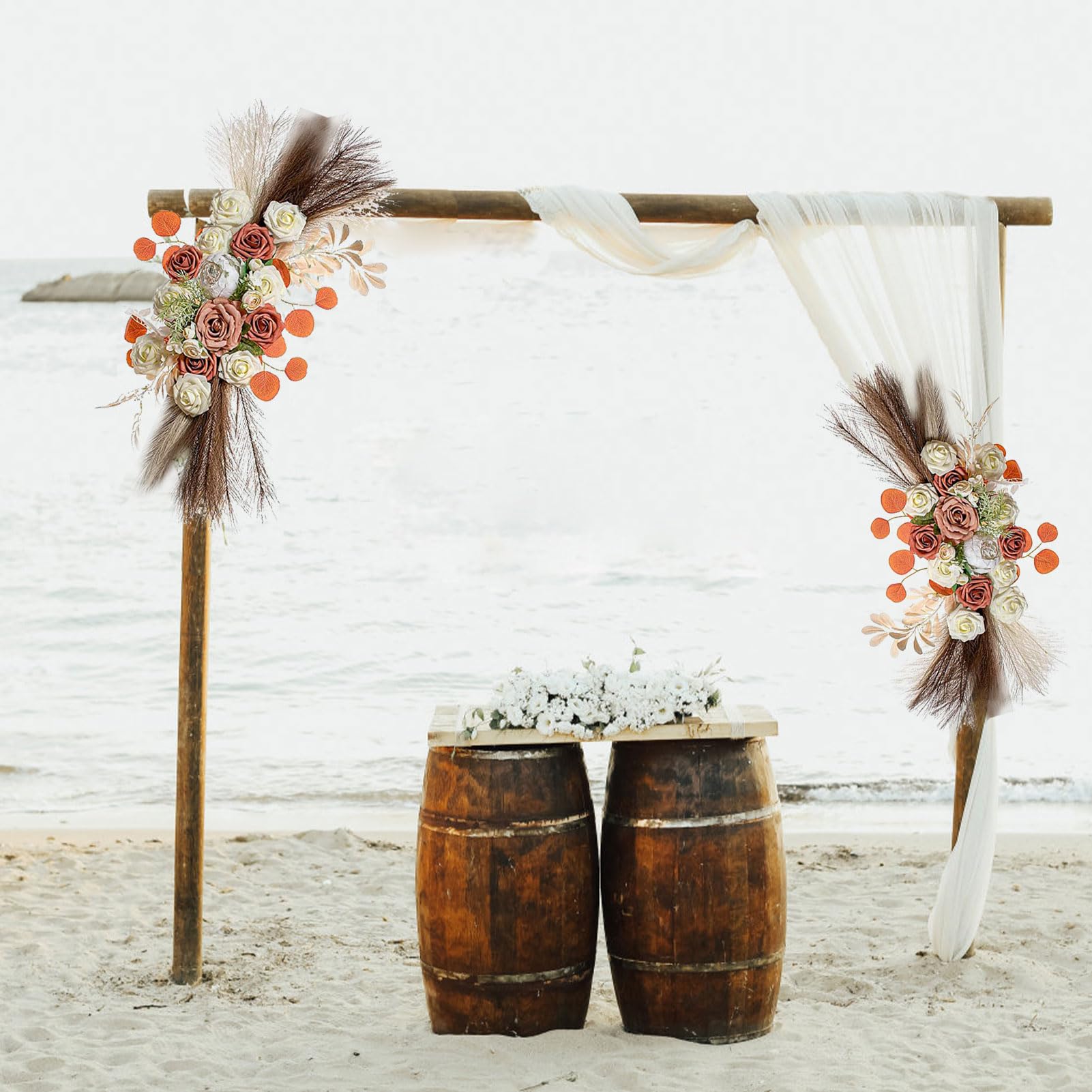 Boho wedding arch flowers 60 photos - Vianawedding.com