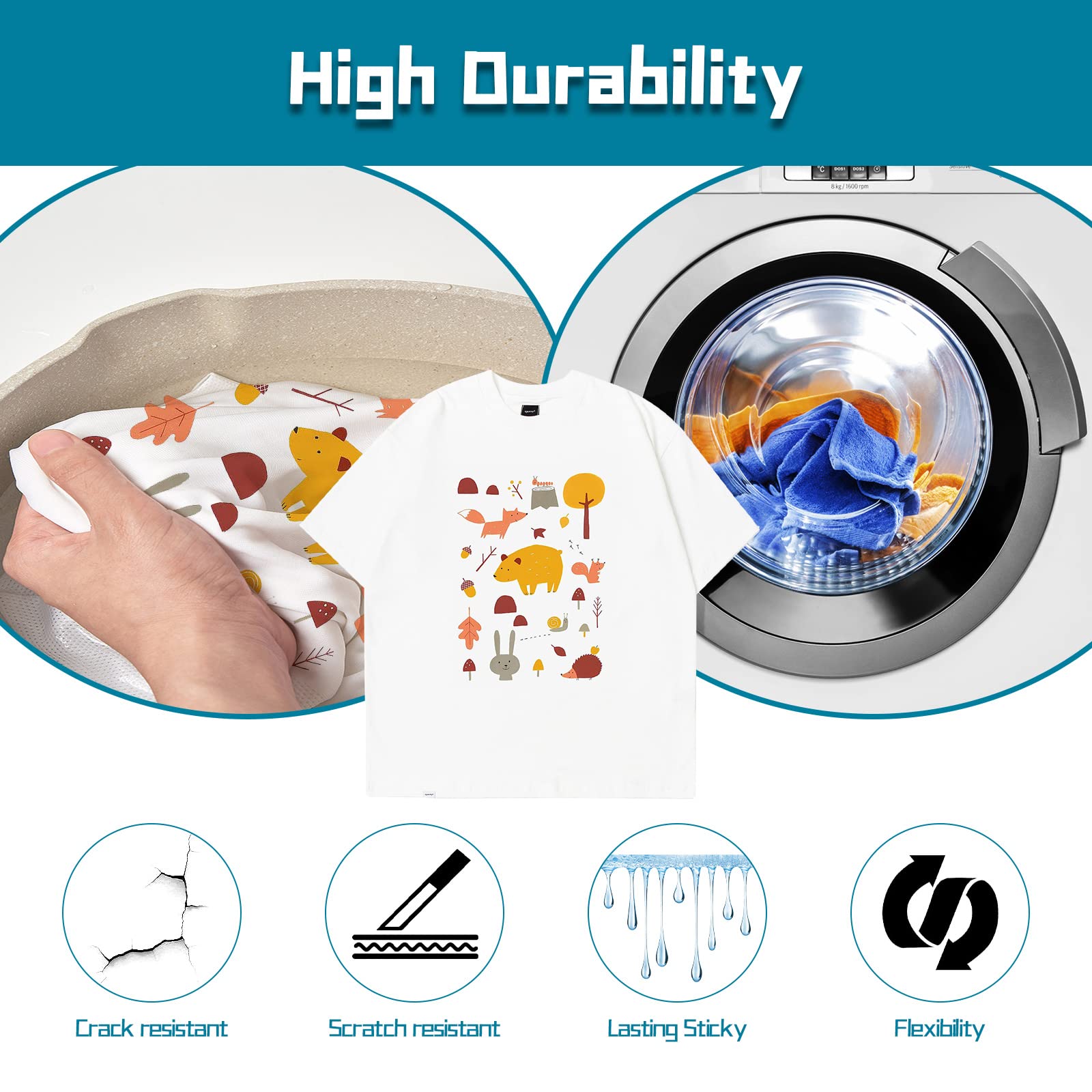 Snapklik.com : GOZYE DTF Transfer Powder - 500 G/17.6 Oz White Digital ...