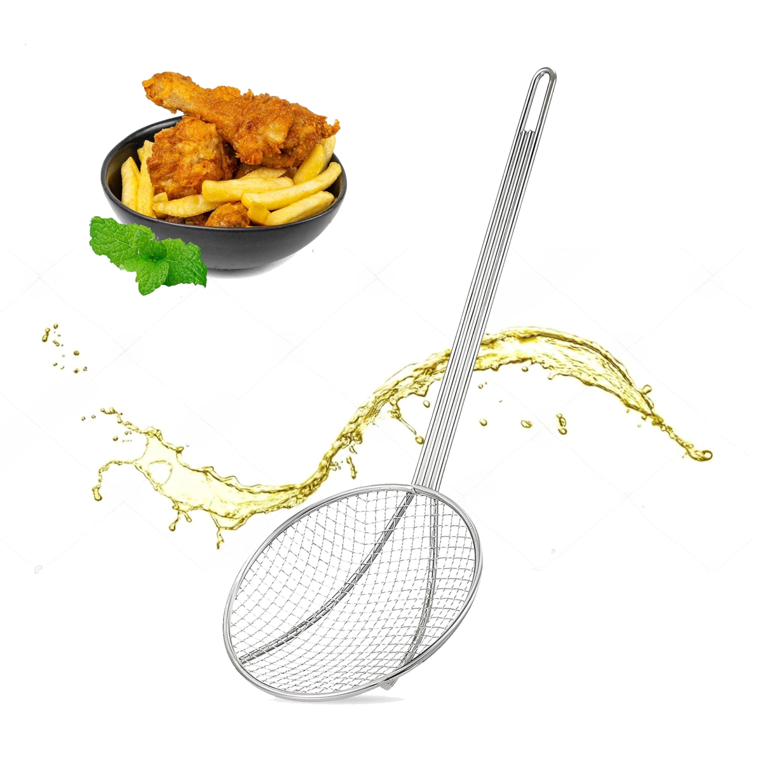 Amazon.com: RED MOUNTAIN VALLLEY 6-Inch Round Wire Skimmer, 13 Inch ...