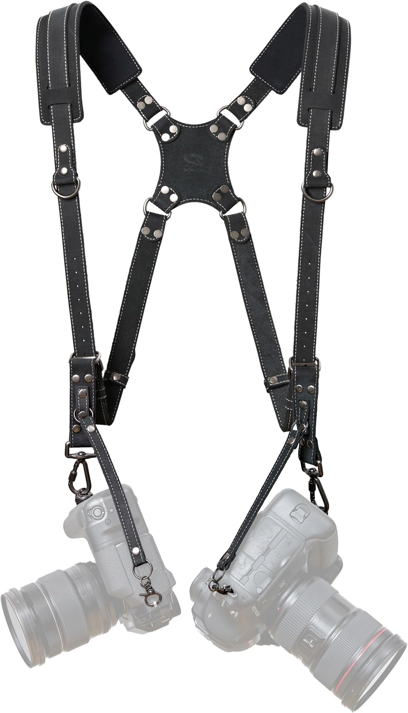 Amazon.com : OP/TECH USA Neoprene Double Sling Camera Harness Camera ...
