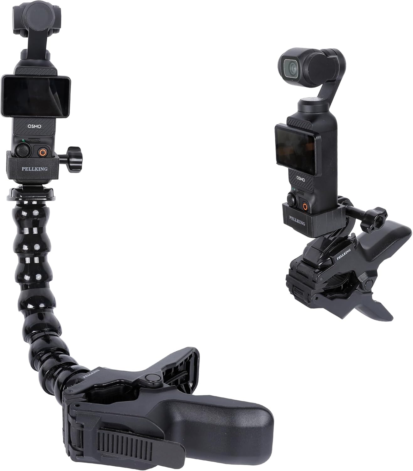 Amazon.com : PellKing Gooseneck Jaws Flex Clamp Mount for DJI Osmo ...