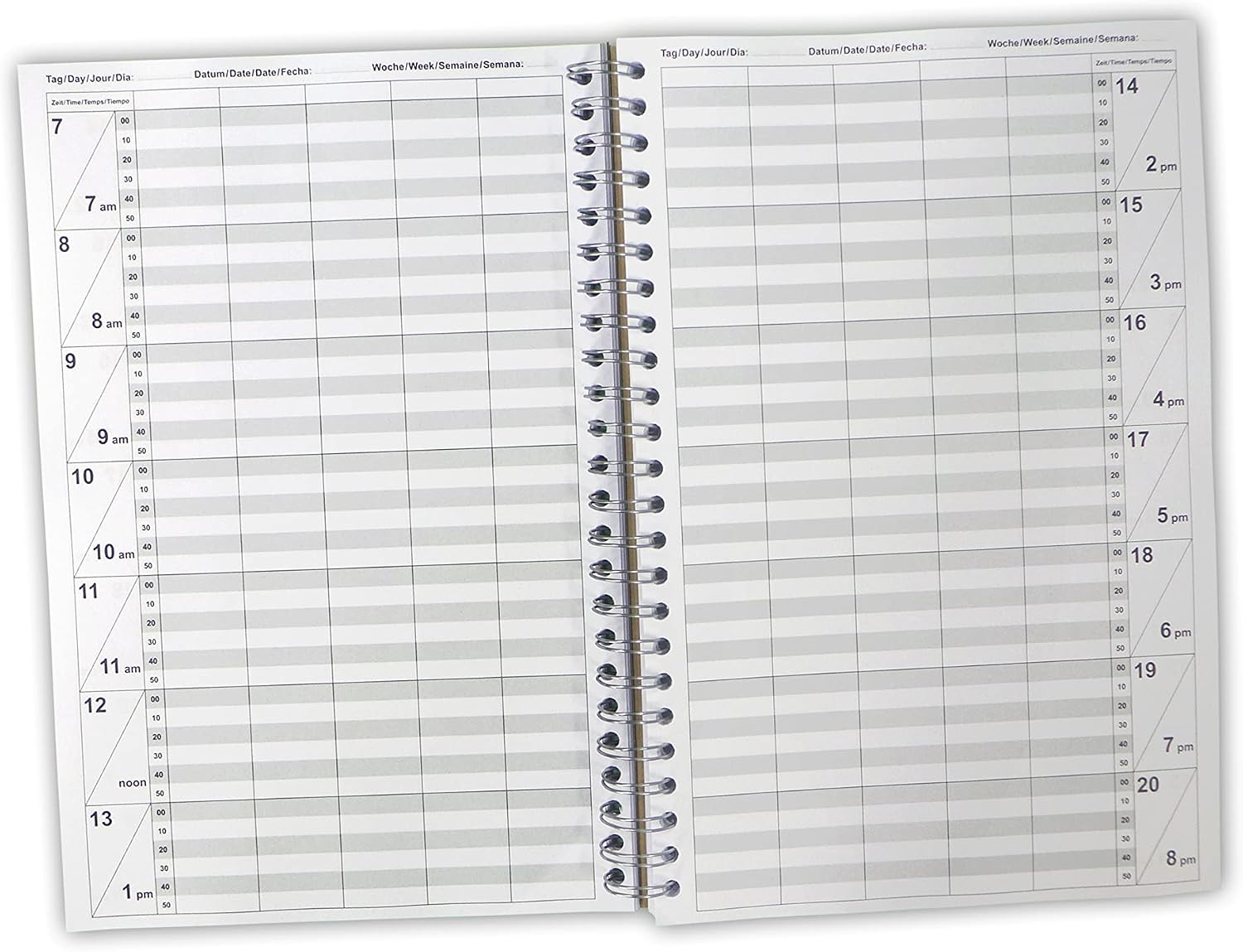 Hairdressing Salon Appointment Book and Practice 1-10 Employees 15/30 ...