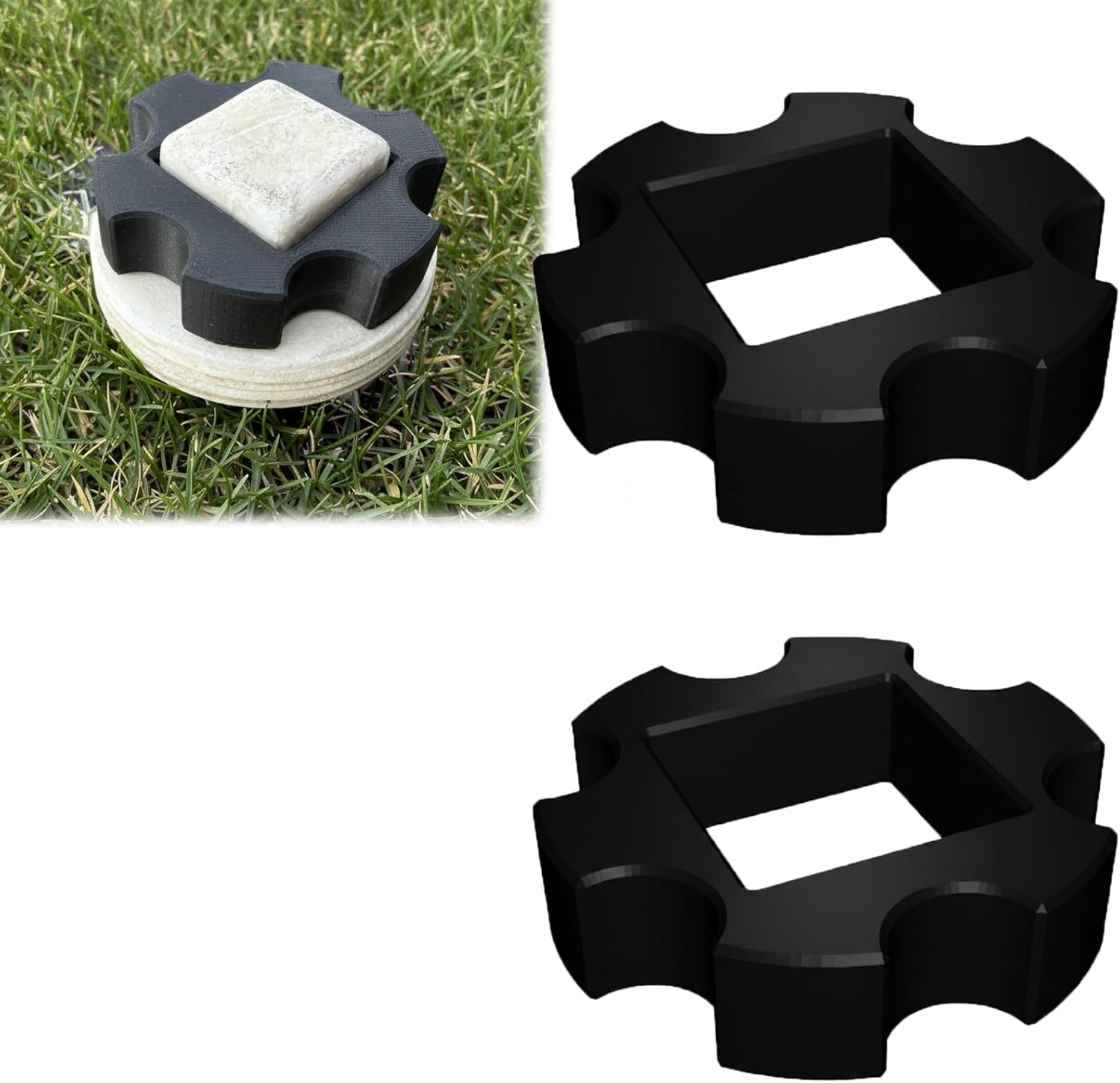 Amazon.com: 2 Pack Sewer Cleanout Cap Wrench,Handheld Square Cap ...