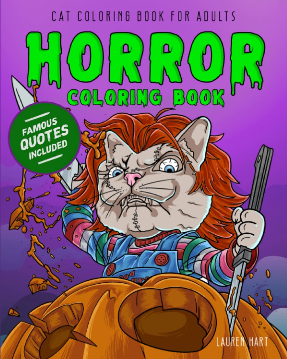 Horror Coloring Book for Adults: Horror Movie Coloring Book Featuring ...
