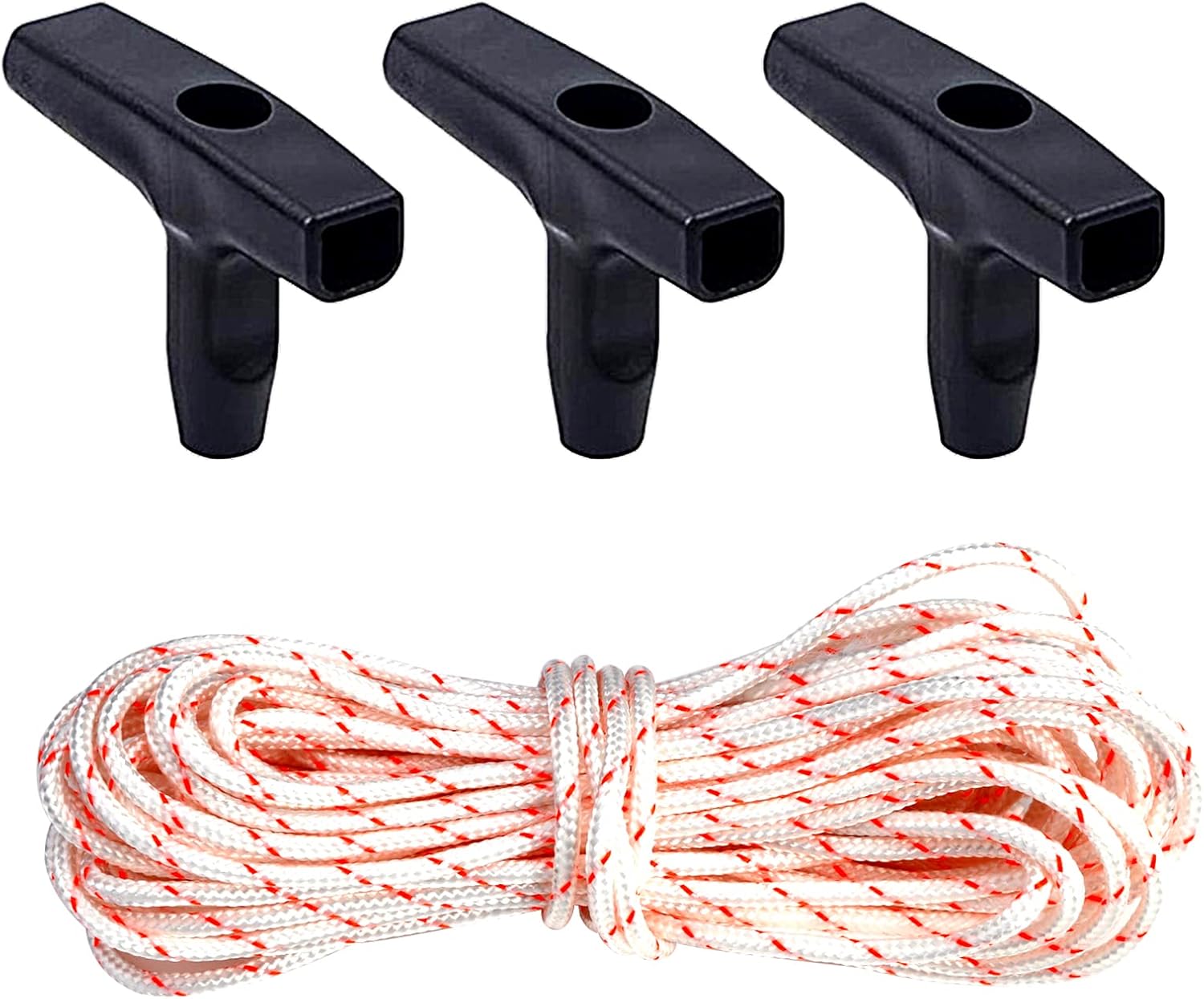 10 Meters Lawnmower Pull Cord Set 3.5mm Nylon Recoil Starter Rope ...