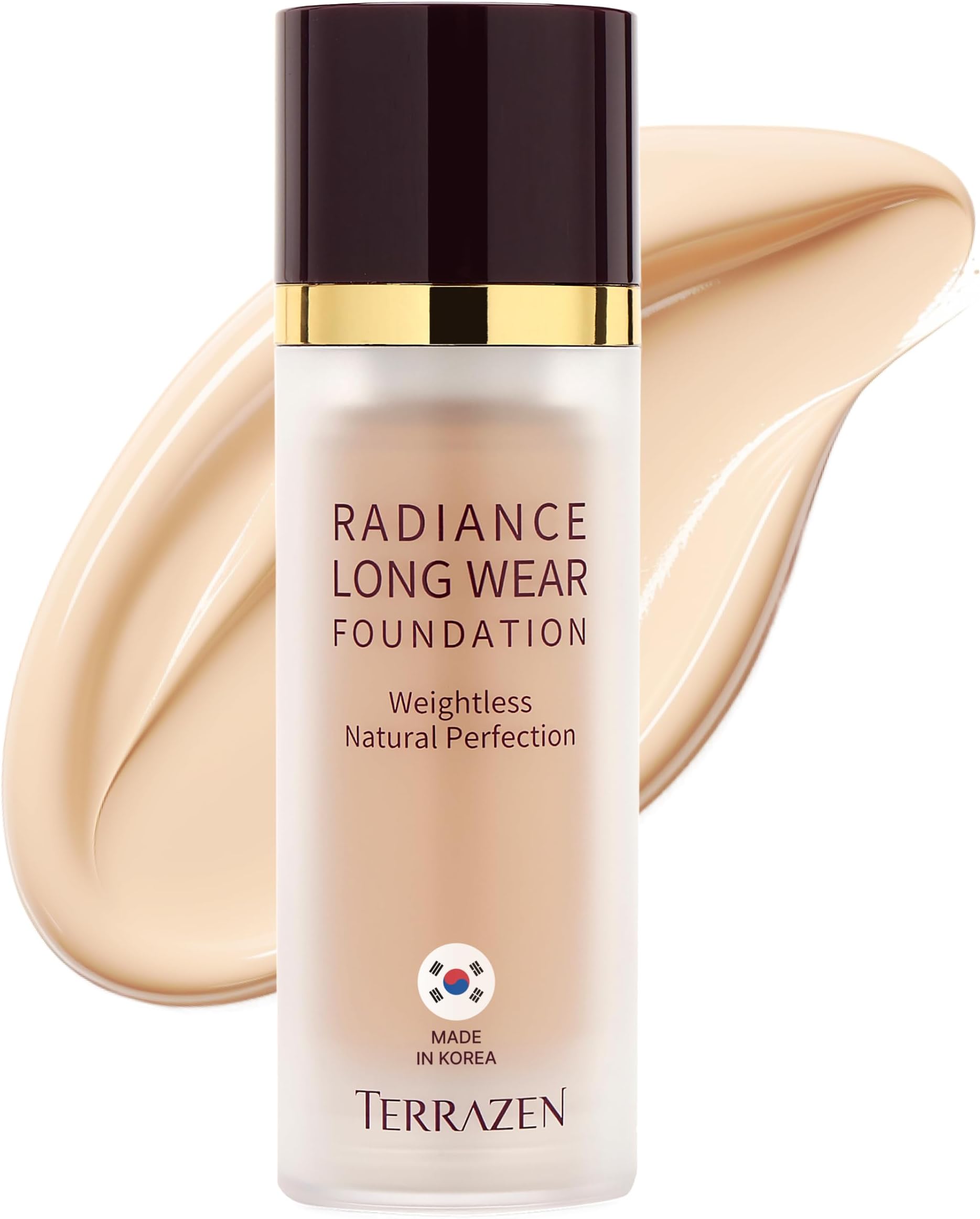 Amazon.com : TERRAZEN Korean Foundation Face Makeup Cream 30ml Light ...