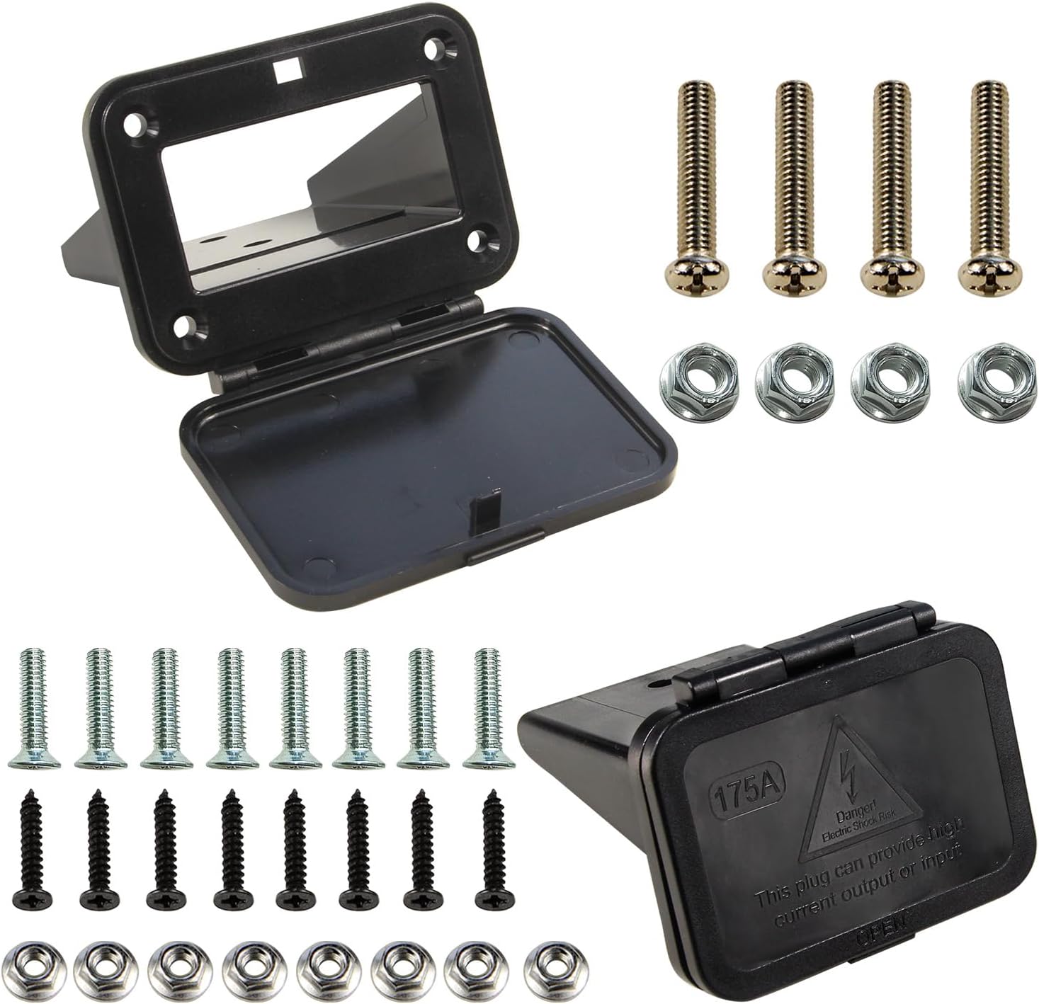 Amazon.com: 175A Plug Mounting Panel Base with Dust Cover Compatible ...