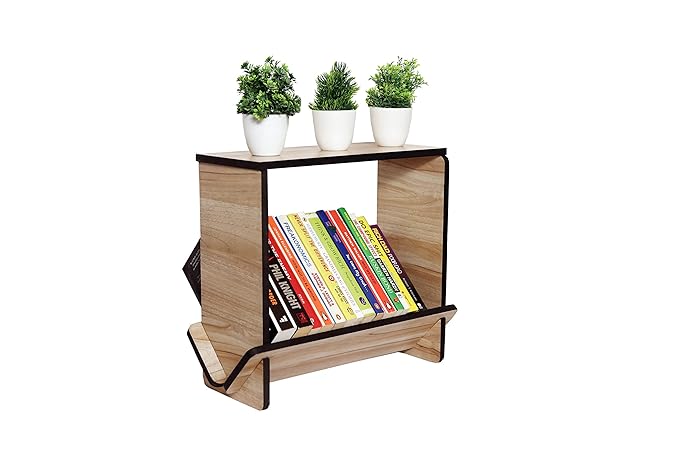 Krisant Small Space Saver Book Shelf Stand For Home Library,Living Room ...