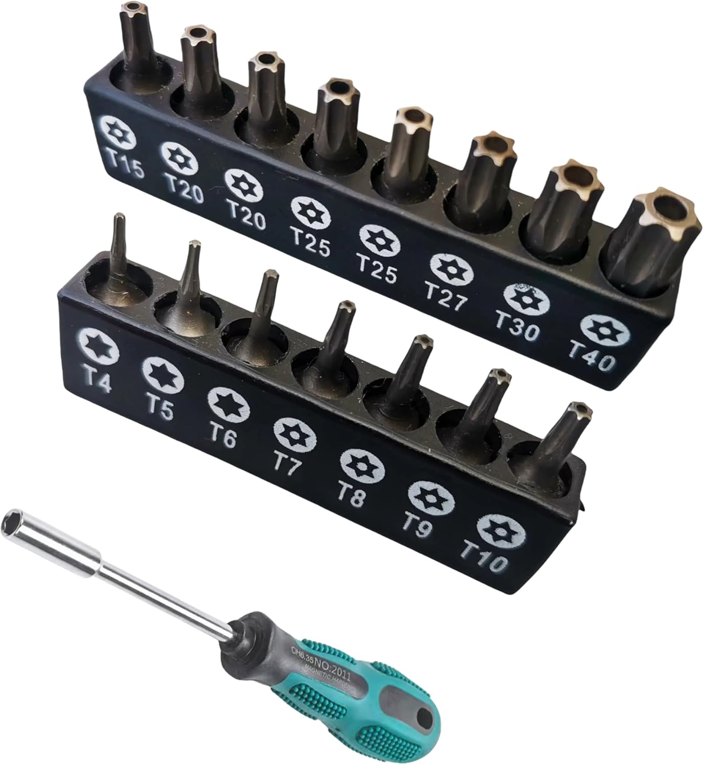 Amazon.com: Tosconve 15-Piece Tamper Proof Torx Bit Set with Magnetic ...
