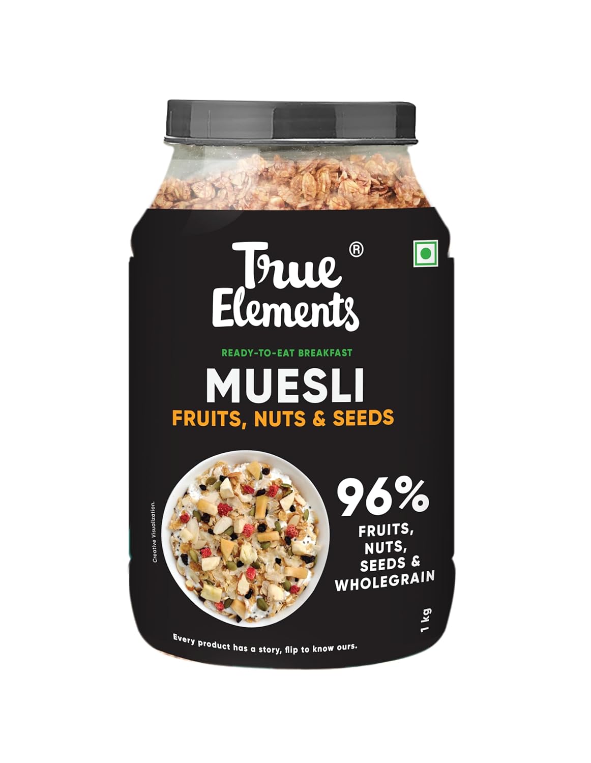 Amazon.com : True Elements Fruit and Nuts Muesli 1kg/ 2.2lb : Grocery ...