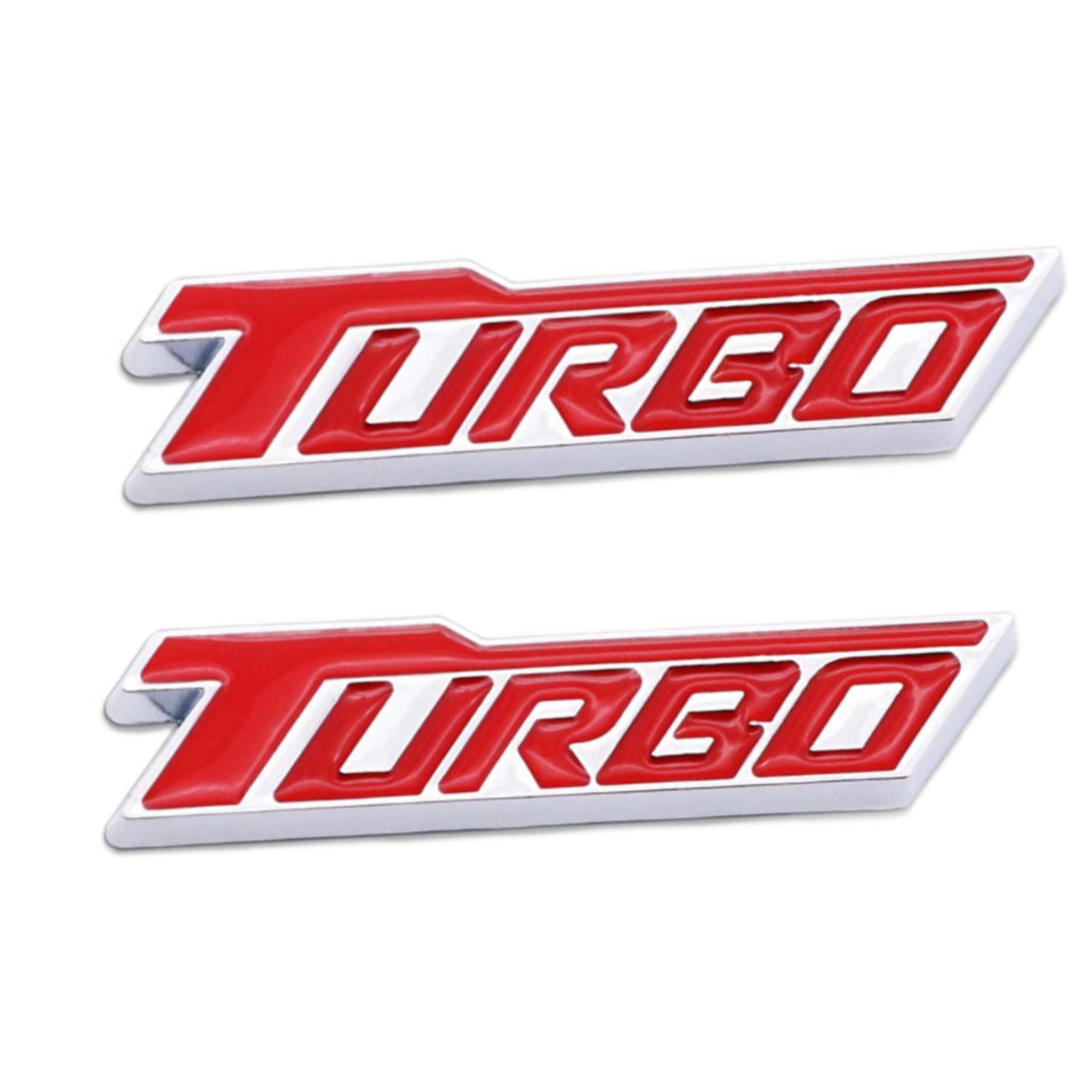 Amazon.com: 2pcs 3D Metal Turbo Badge Sticker Turbo Emblem Door Side ...