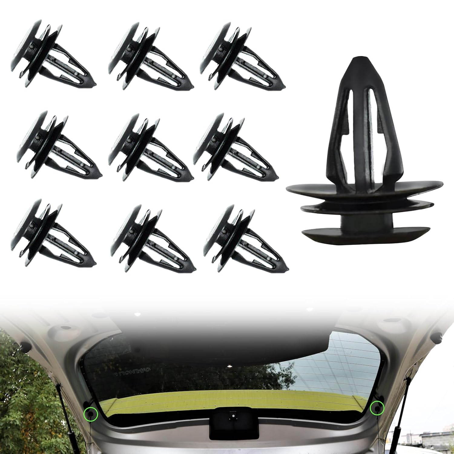 10Pcs Car Body Retainer Clips Set Universal Durable Car Trim Clips ...
