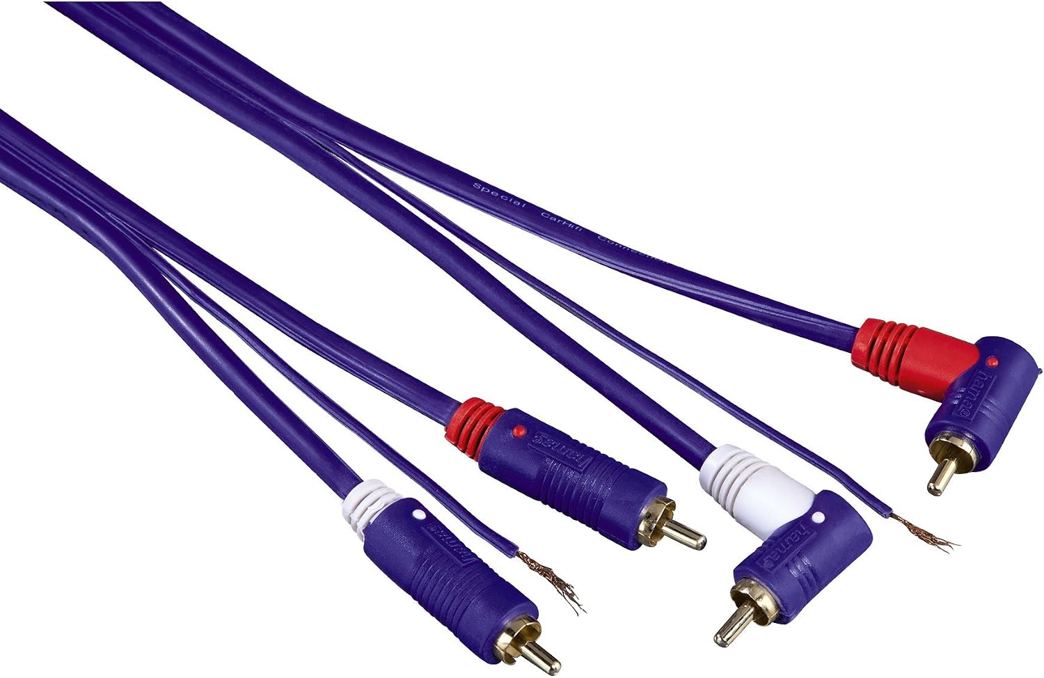 Hama Car Hi-Fi Cable 2 RCA Male to 2 RCA Male / 90 ° / Series 2/5.2 m ...