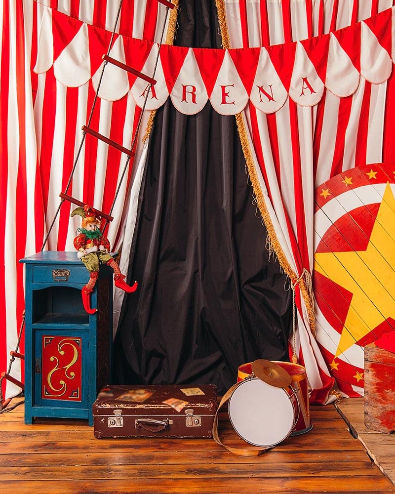 Haosphoto Circus Birthday Party Backdrop For Photography 5x7ft Arena ...