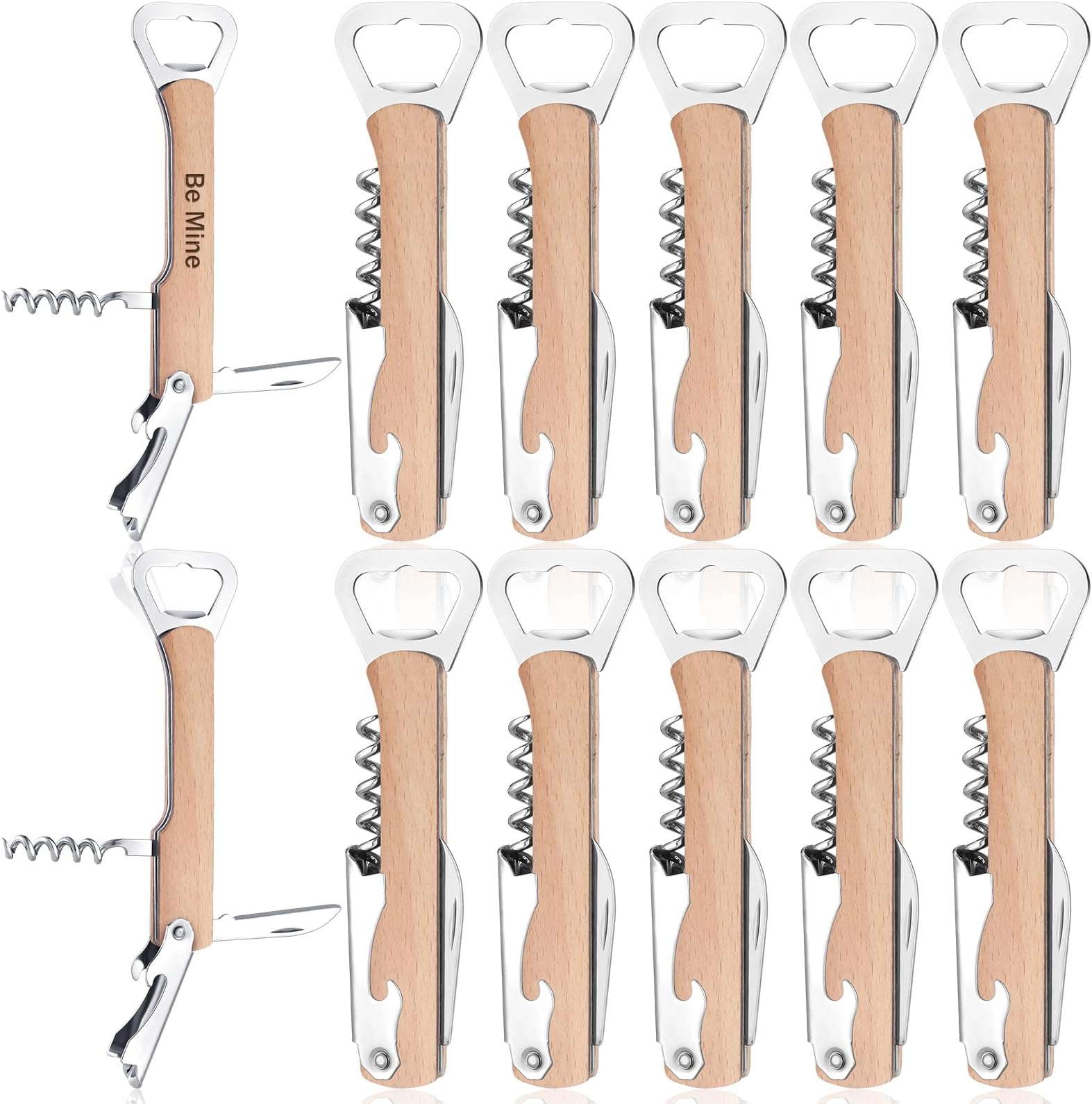 Amazon.com: Yoande 12 Pcs 4 in 1 Wine Opener with Foil Cutter Blank ...