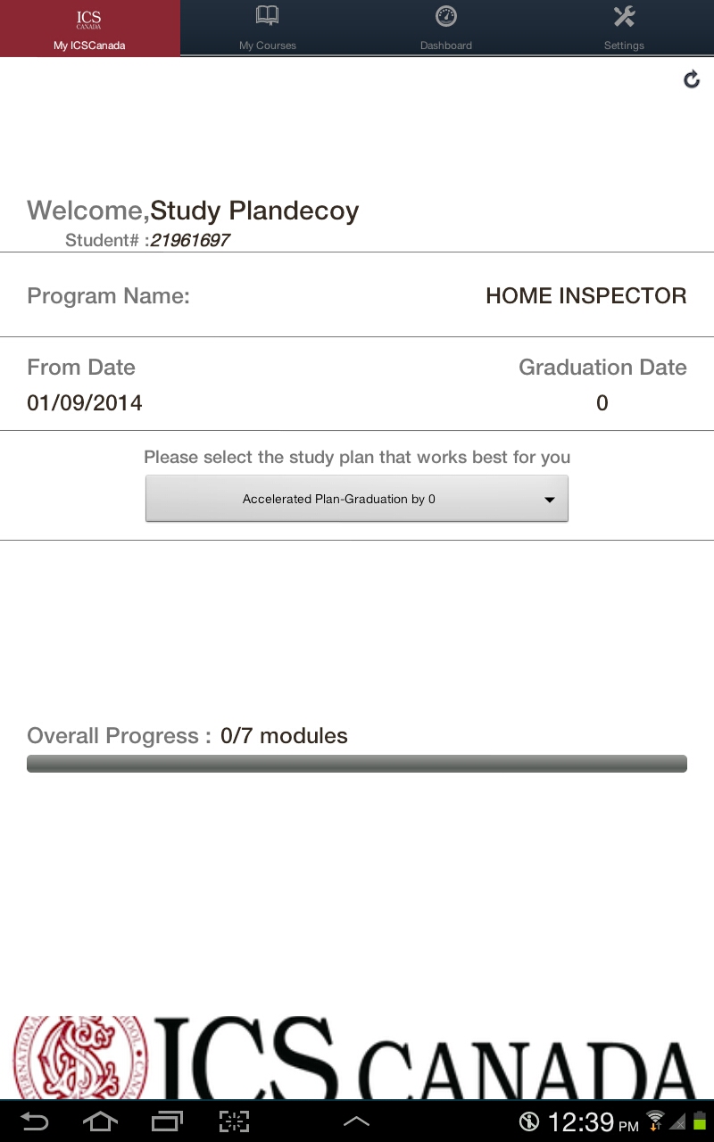ICS Canada Study Plan - Aplicativo na Amazon Appstore