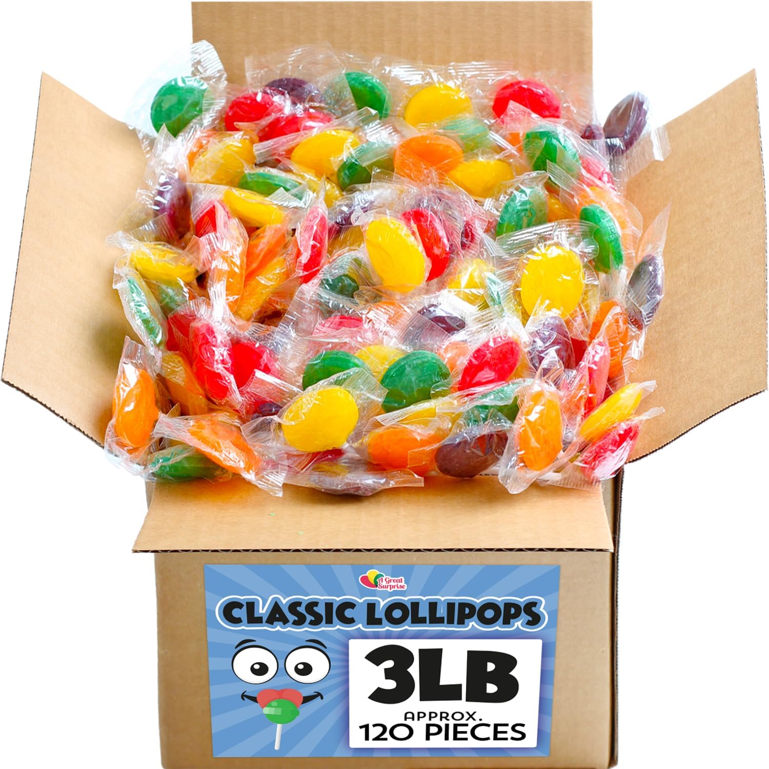 Amazon.com : Oh! Nuts Hard Candy Lollipops in Red Color | Premium Lolly ...