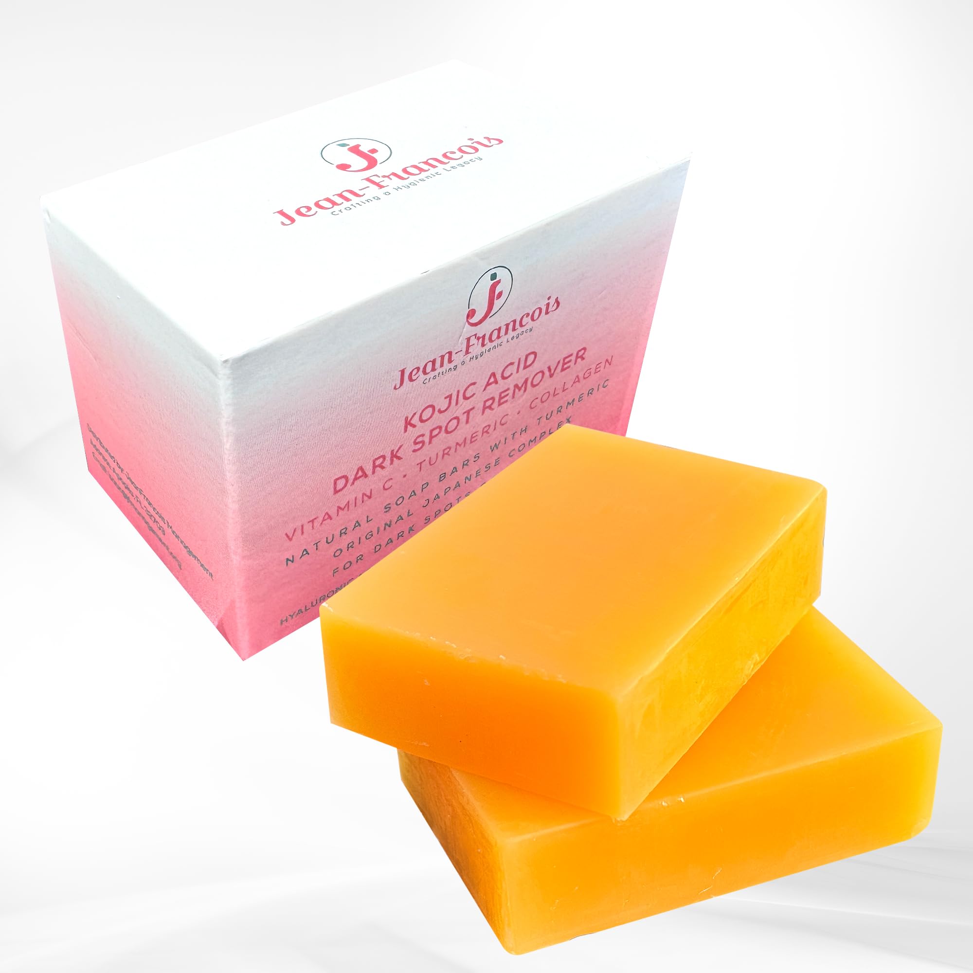 Amazon.com : Jean-Francois Kojic Acid Dark Spot Remover Soap Bars with ...