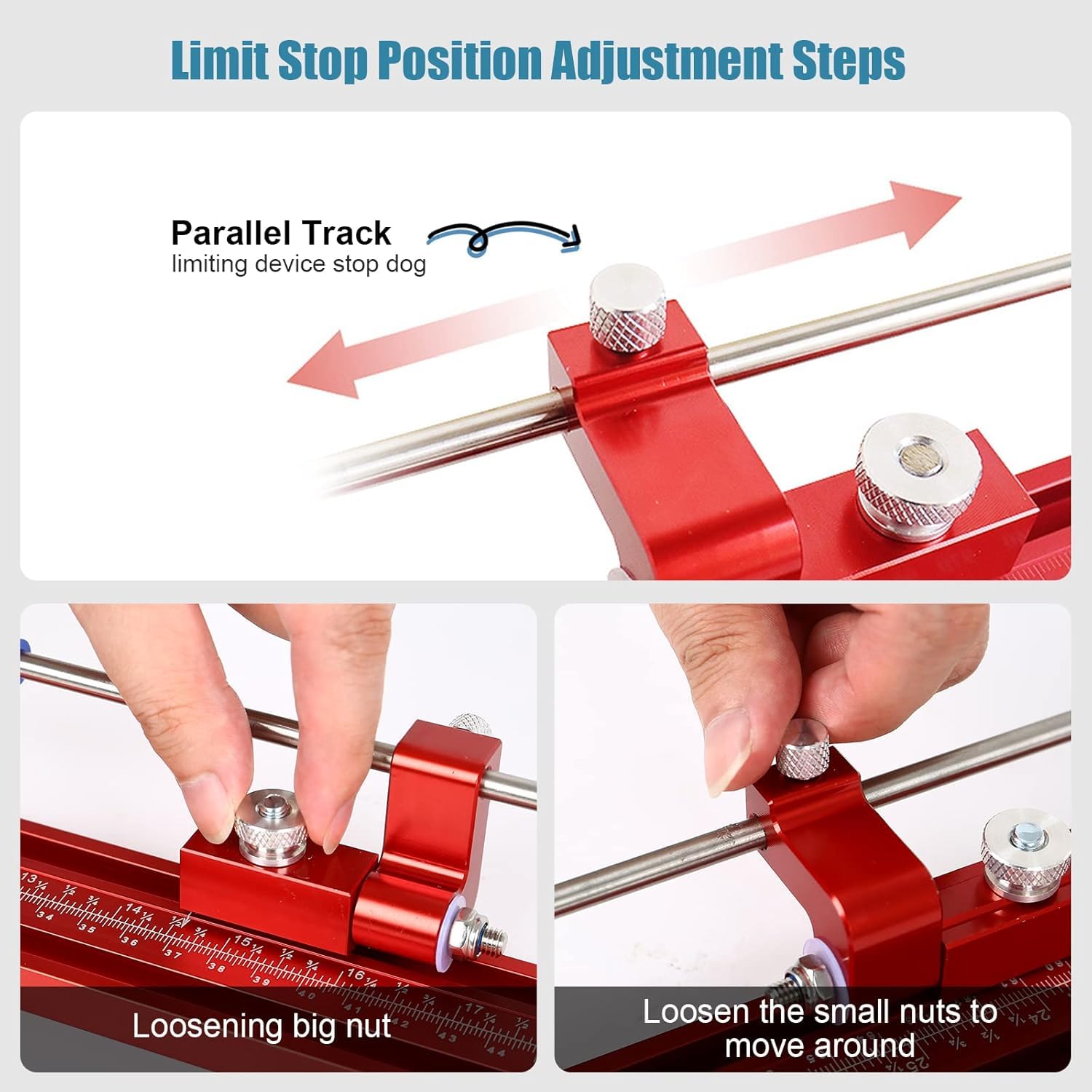 Snapklik.com : Updated Version Parallel Rail Guide System, Woodworking ...