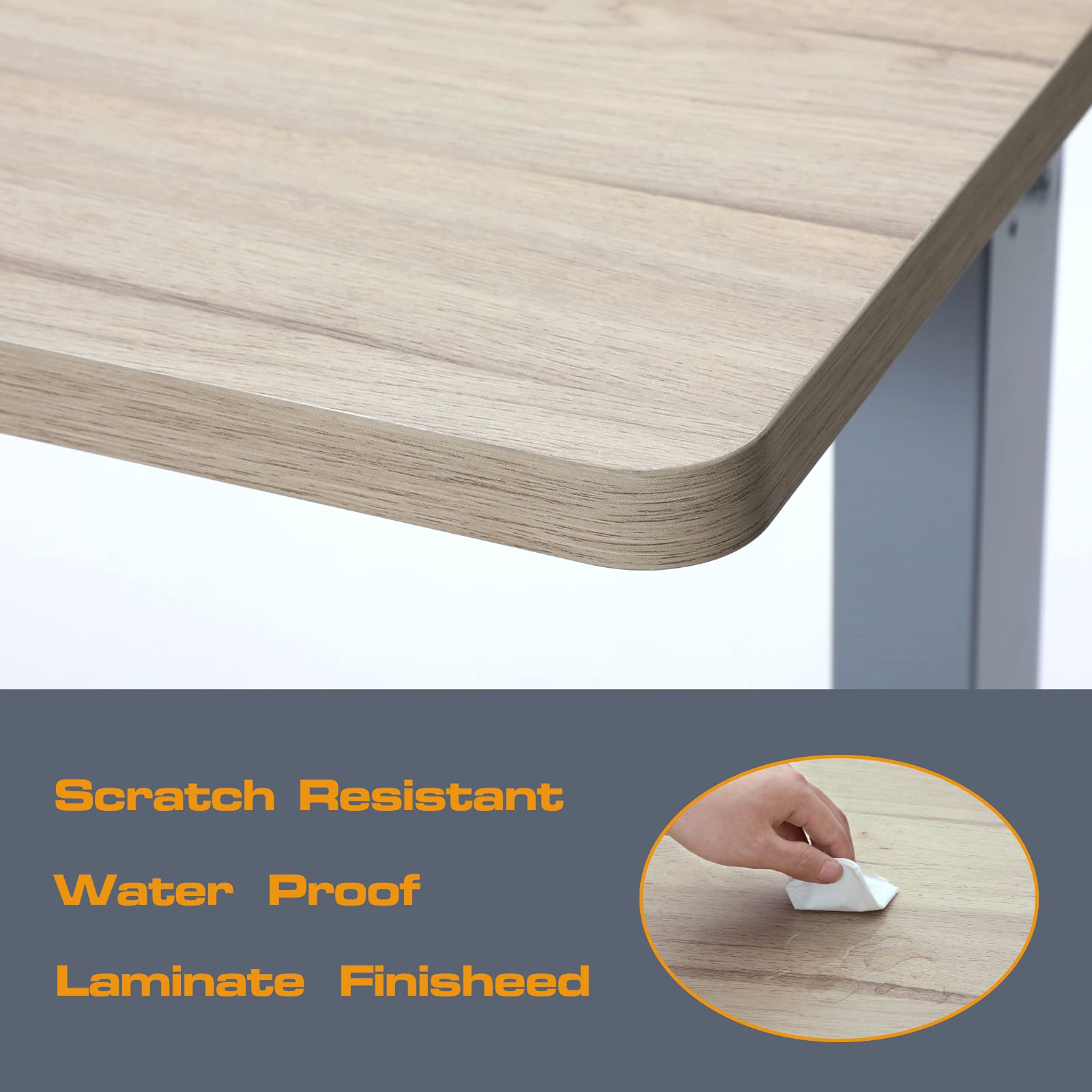 Snapklik.com : 48 X 28 Inch Table Top Solid One-Piece Light Wood Grain ...