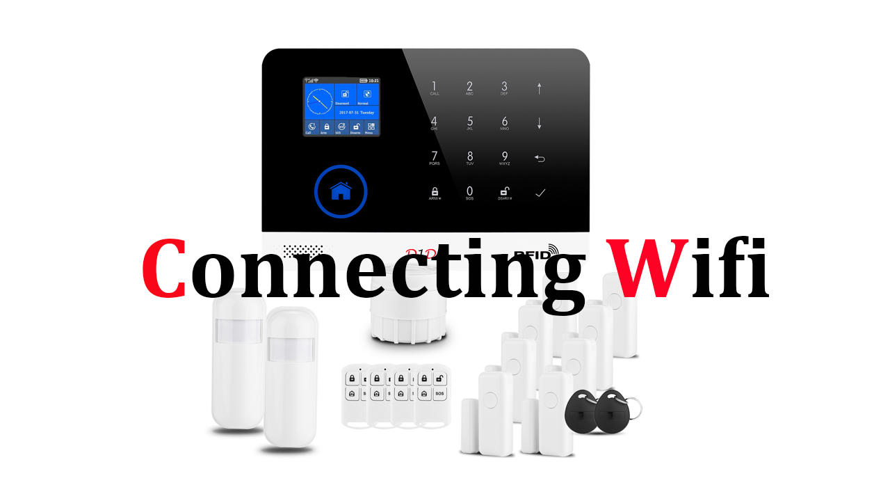Watch D1D9 House Wireless burglar Alarm System for connect wifi on ...