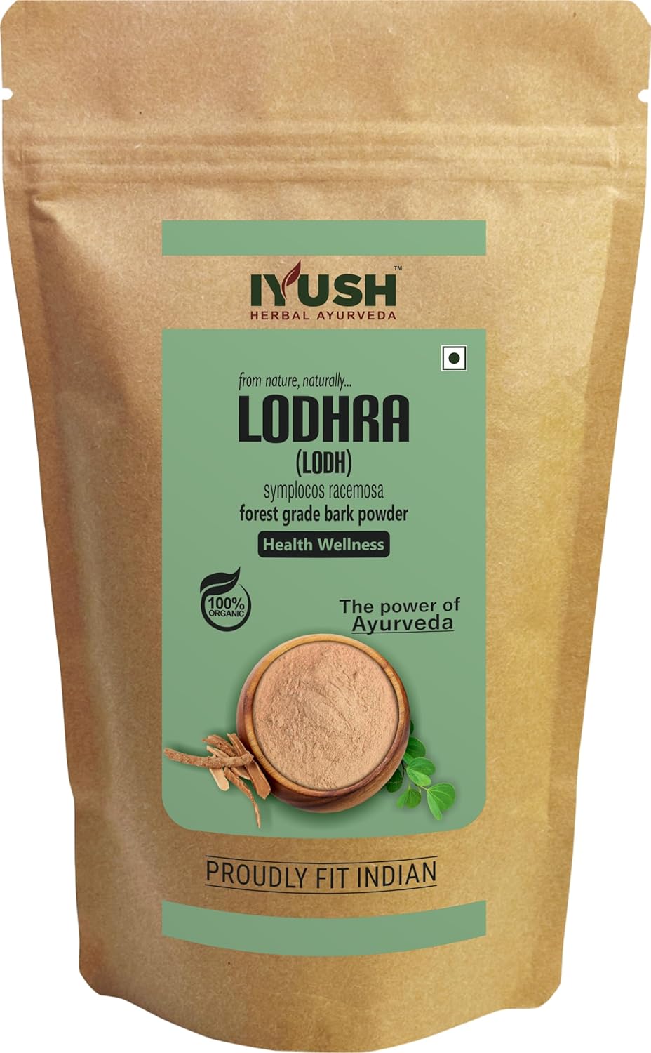 Buy IYUSH Herbal Ayurveda Lodhra Powder – 400gm | Lodhra Powder for ...