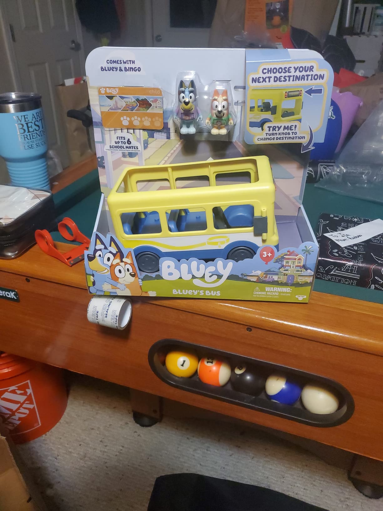 $4/mo - Finance Bluey Bus, Bus Vehicle and Figures Pack, with Two 2.5-3 ...