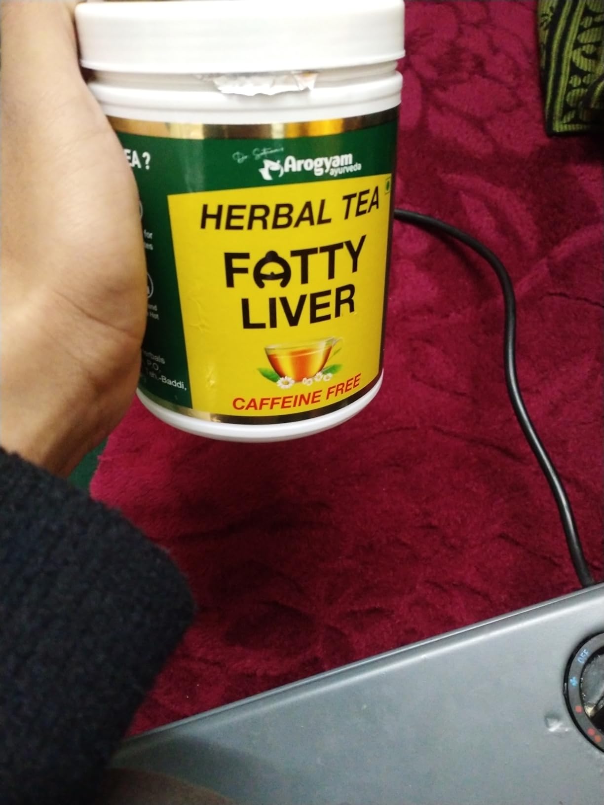 AROGYAM Ayurvedic Ginger Tea With Brahmi, Gokshru & Dalchini Extract ...