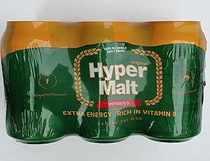 Hyper Malt Can 6 x 330ml (Pack of 1) : Amazon.co.uk: Grocery