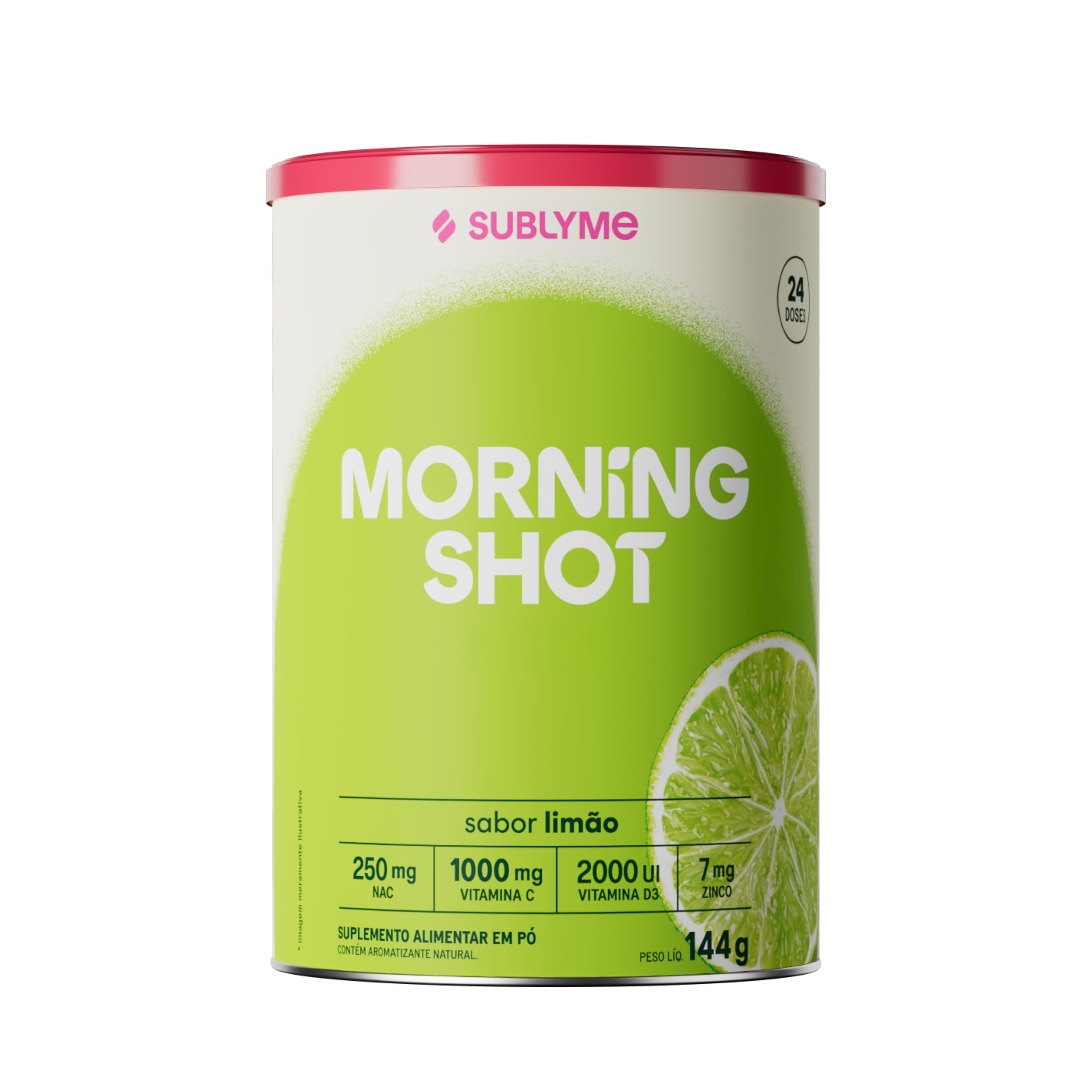 Morning Shot Matinal Sabor Limão 2.0 Sublyme - Lata 144gr : Amazon.com ...