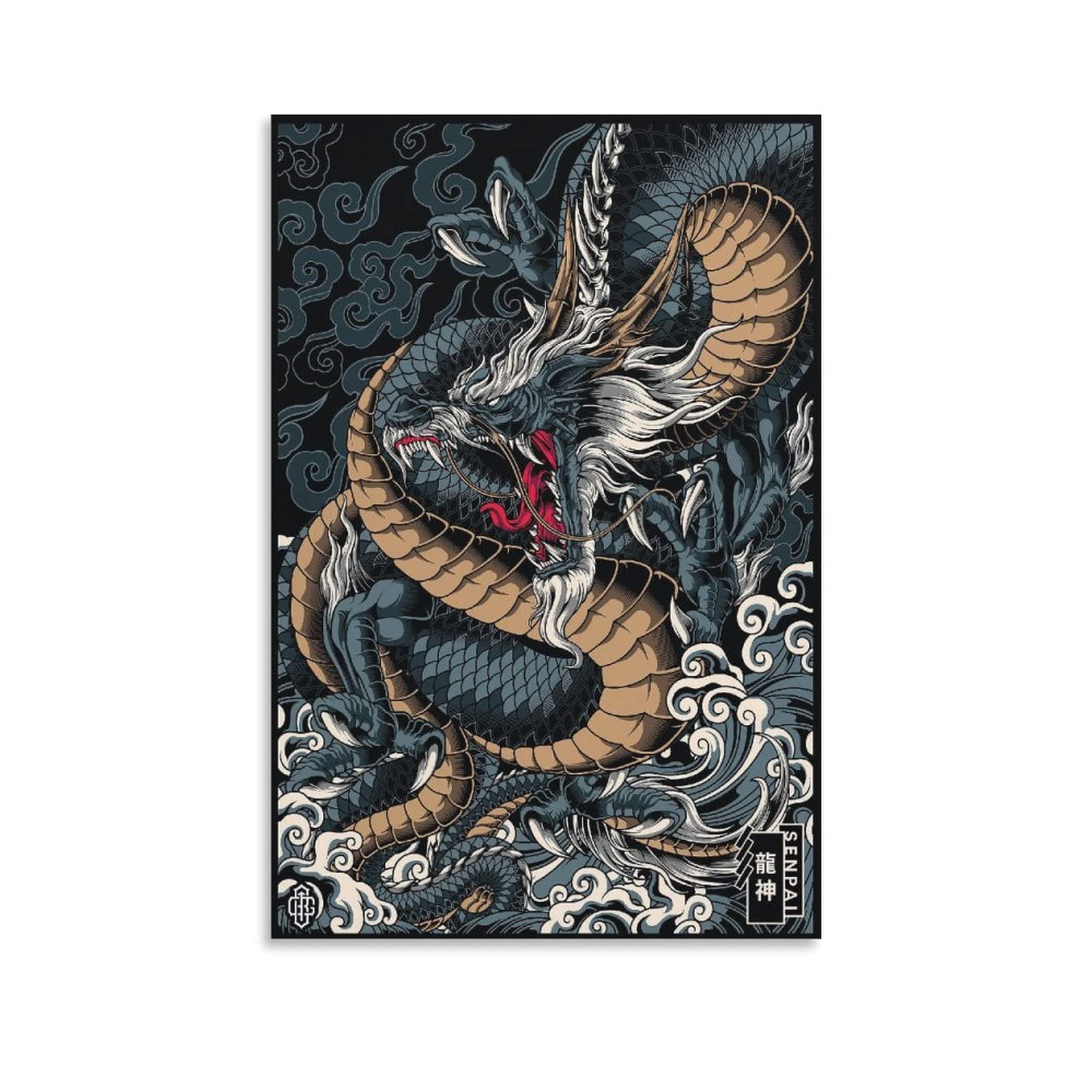 Amazon.com: Chinese Dragon Asian Dragon, Oriental Mythological World ...