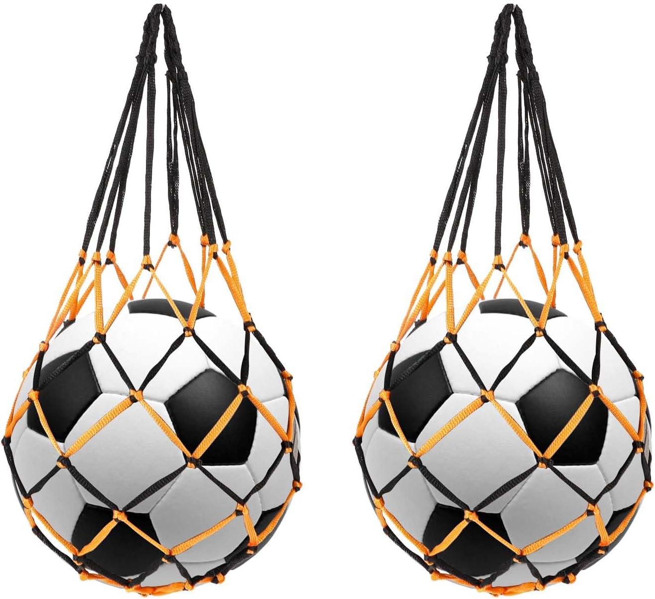 Amazon.com : salbsever 2PCS Ball Bags Mesh Soccer Ball Bag Basketball ...
