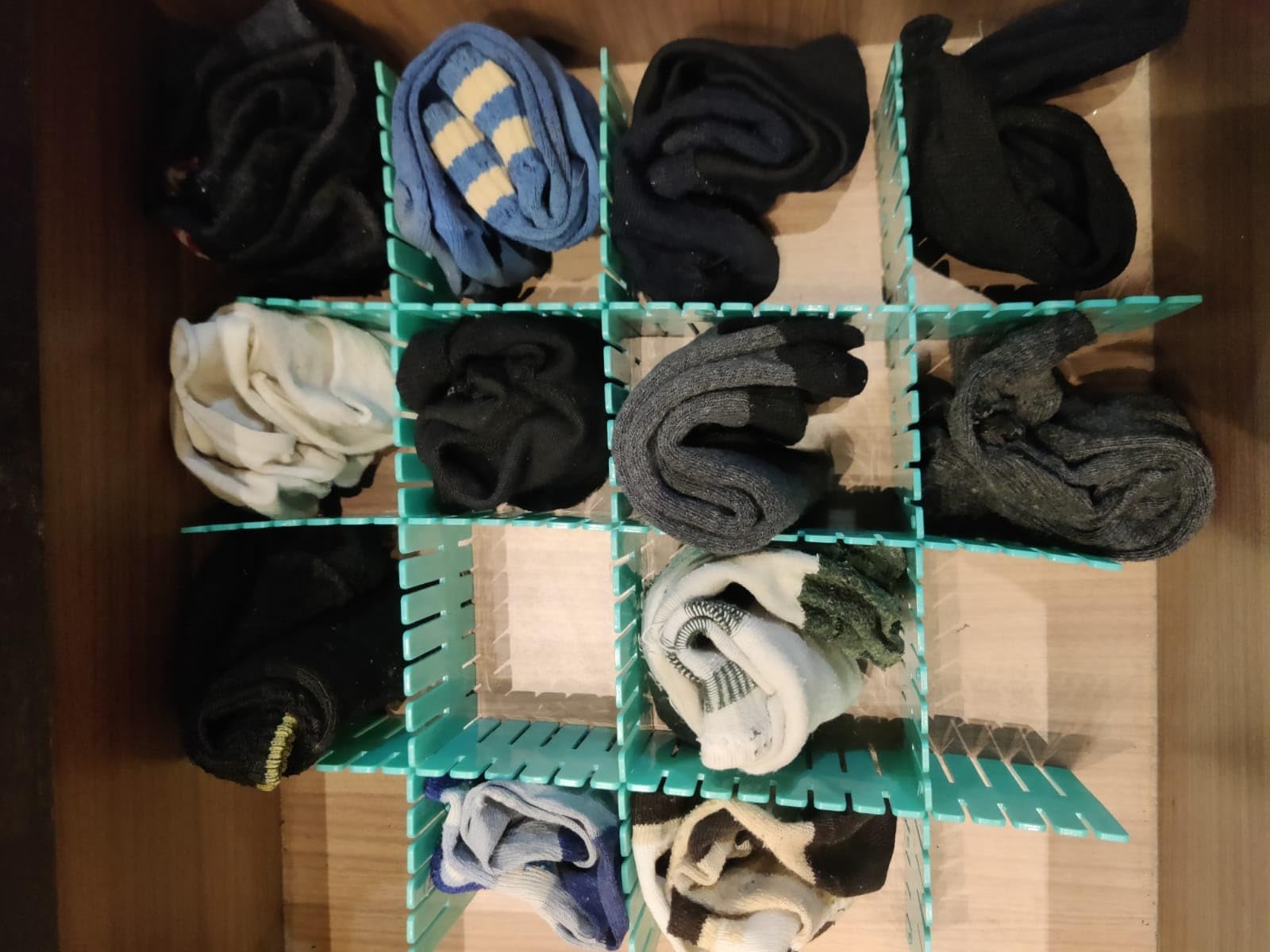 LEAWALL Adjustable Stretchable Interlocking Drawer Clapboard Divider ...