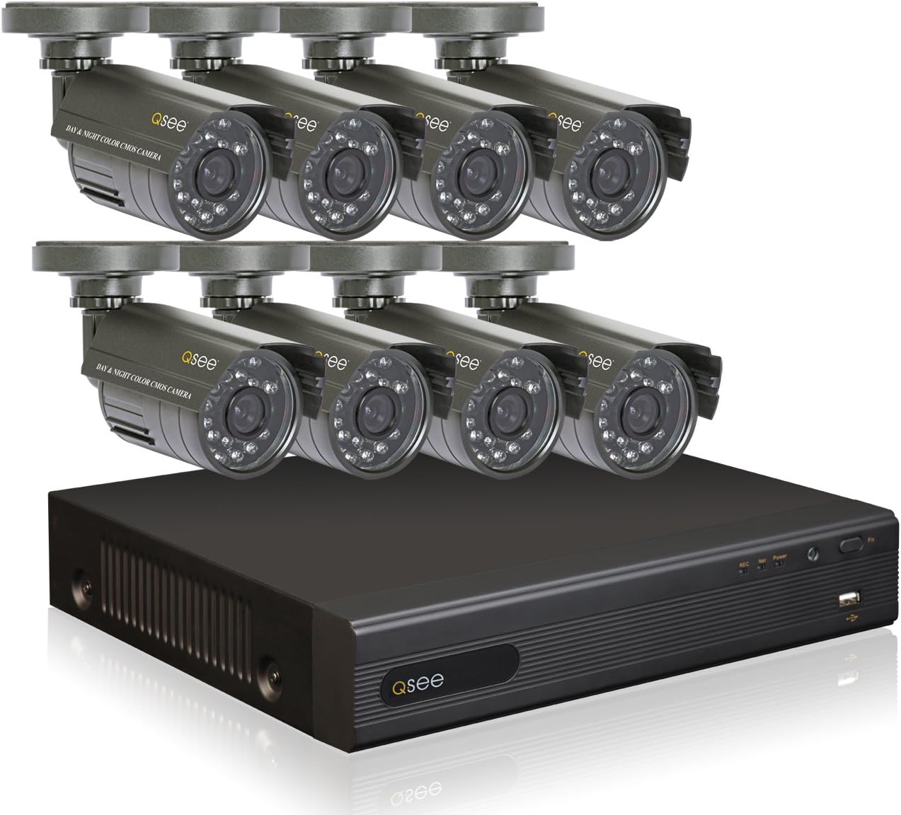 Amazon.com : Q-See QT228-8B5-5 8-Channel CIF/D1 Security Surveillance ...
