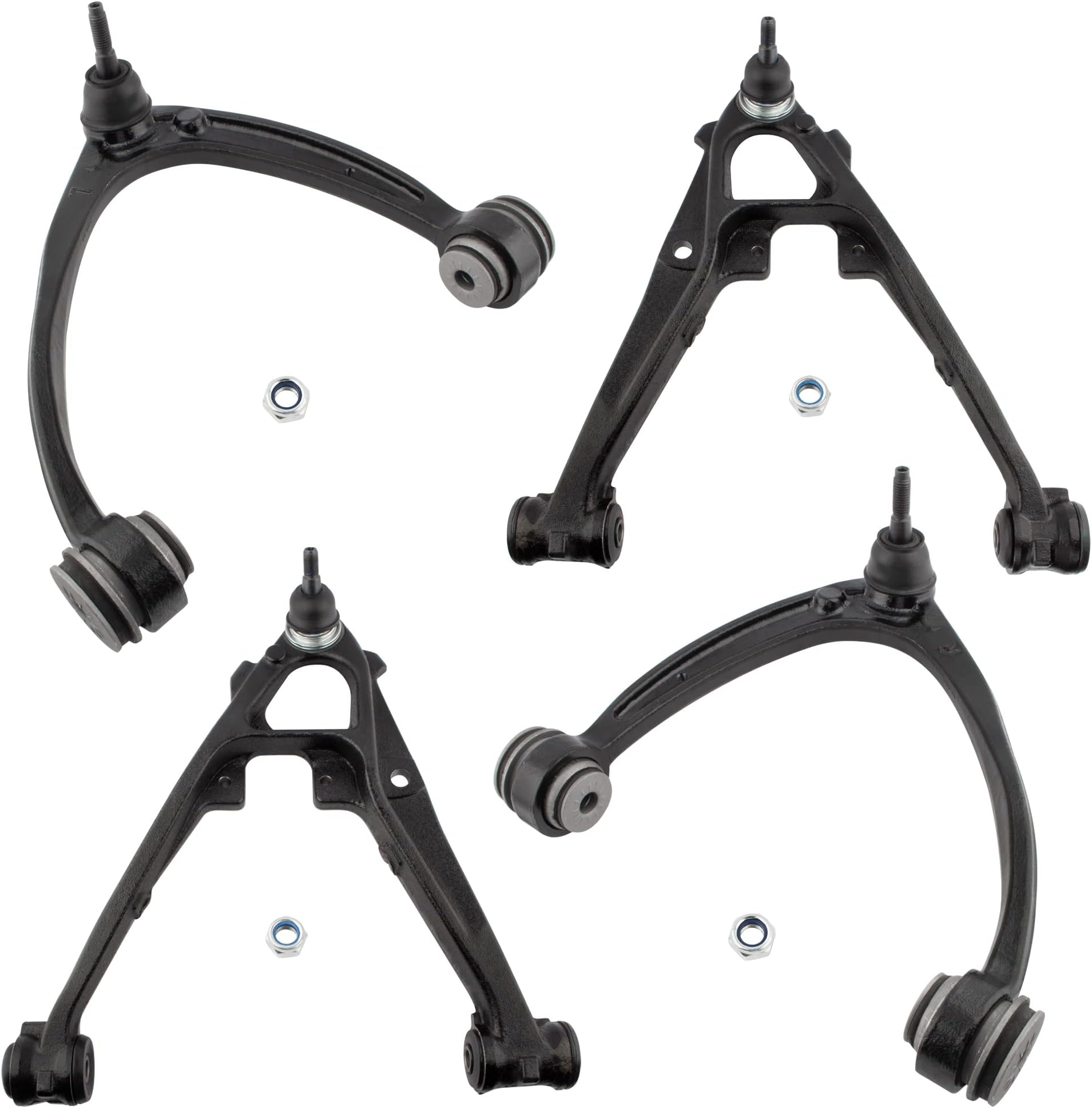 Amazon.com: BOXI 4pc Front Upper Lower Control Arms Fit for Cadillac ...