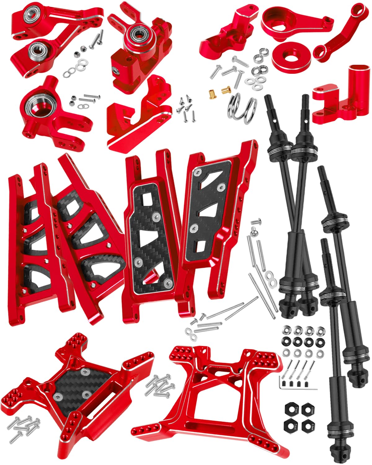 Amazon.com: RCHuiWow RC Upgrades Part for 1/10 Rustler 4x4/Rustler 4x4 ...