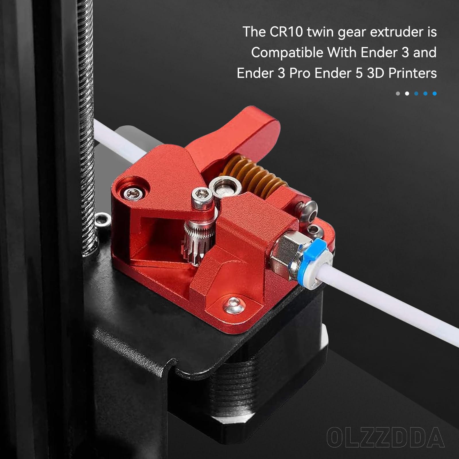 Snapklik.com : Dual Gear Extruder, Upgraded CR10 Twin Gear Extruder ...