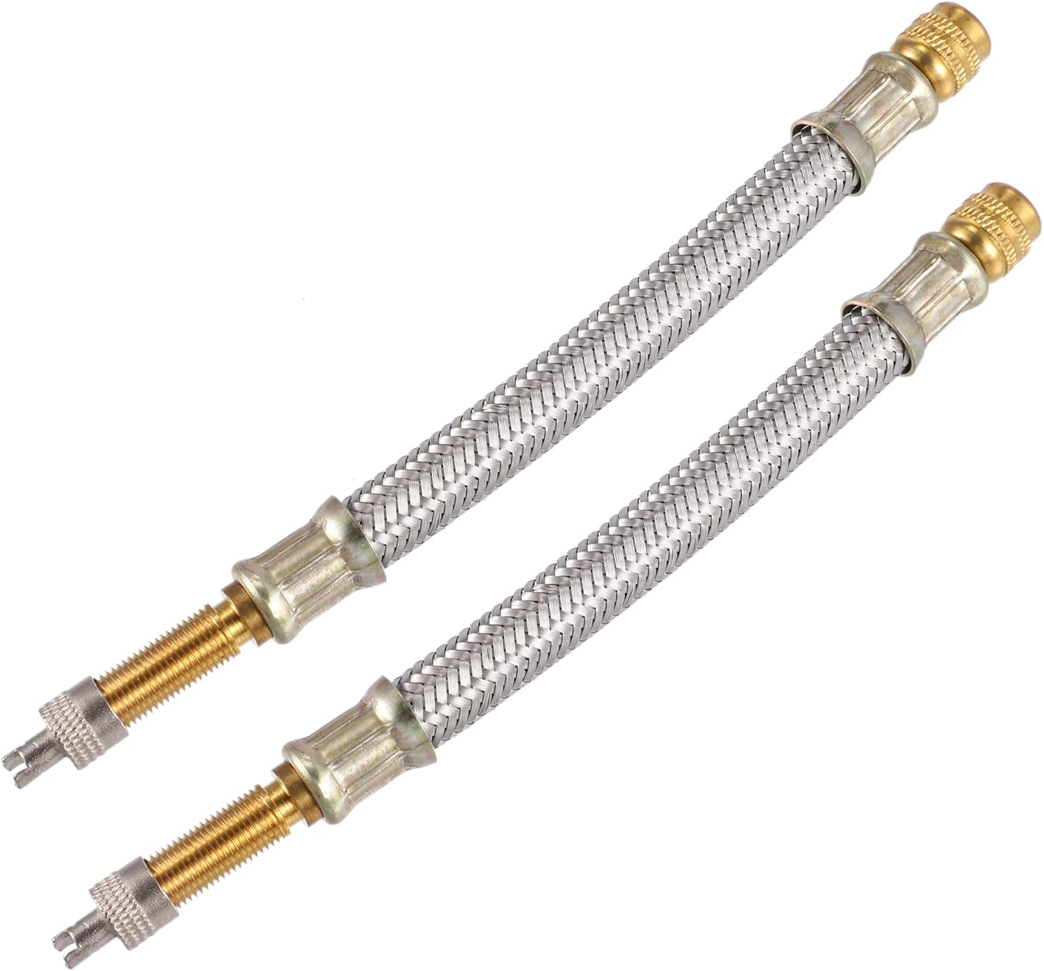 Amazon.com: X AUTOHAUX 2pcs 150mm 5.91" Tire Valve Stem Extension ...