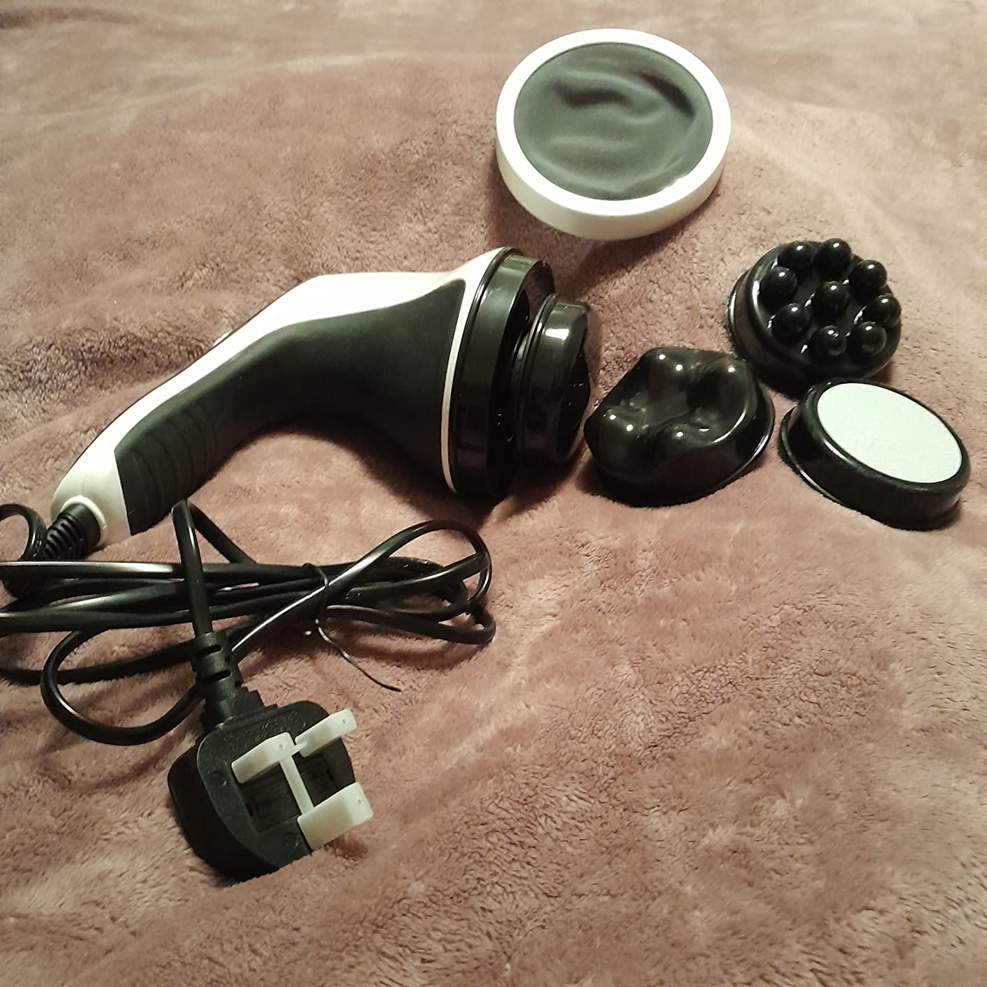 Electric Handheld Massager Deep Tissue - Portable Muscle Body Hand ...