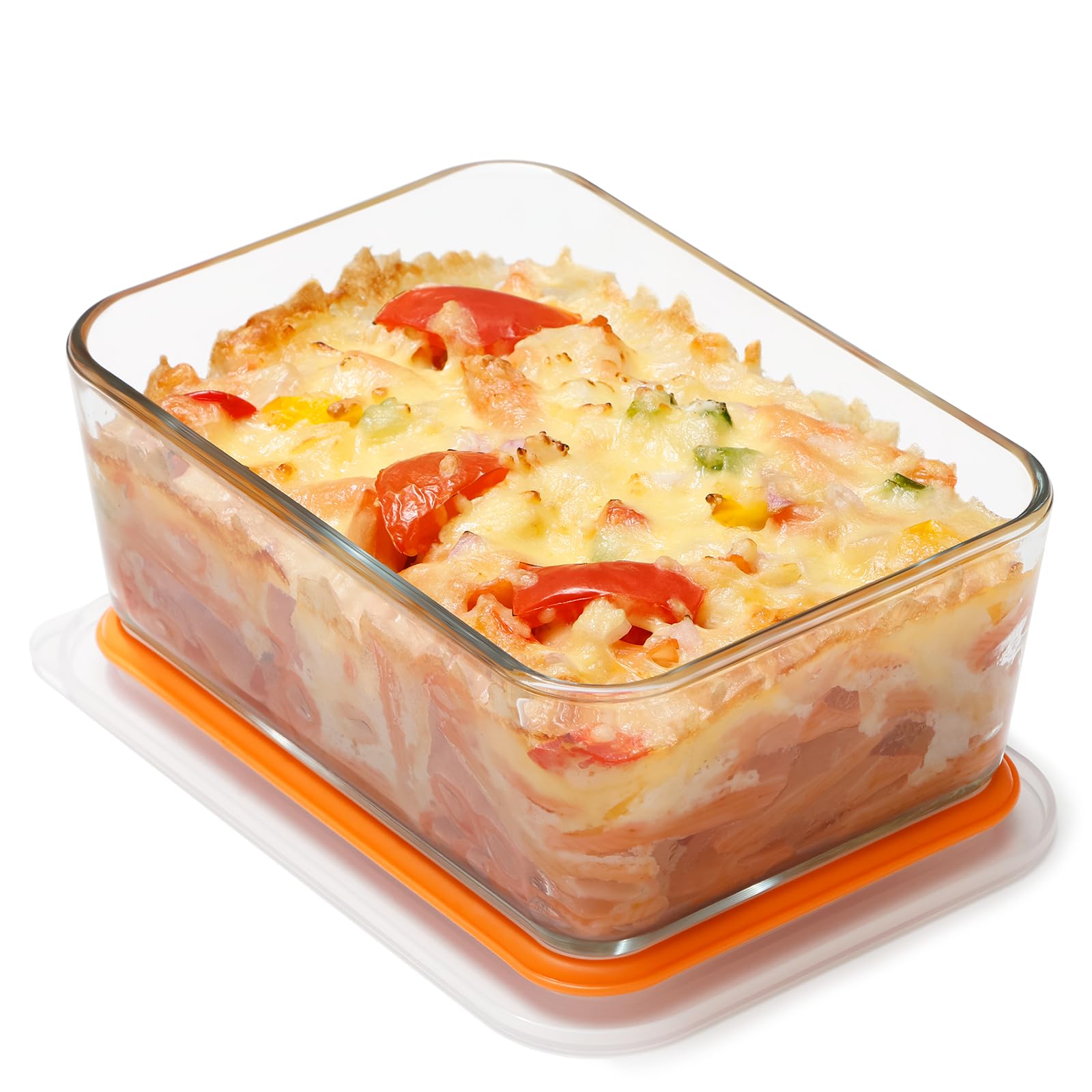 Amazon.com: NUTRIUPS MIni-1.2QT Small Glass Baking Dish with Lid,（7×5 ...