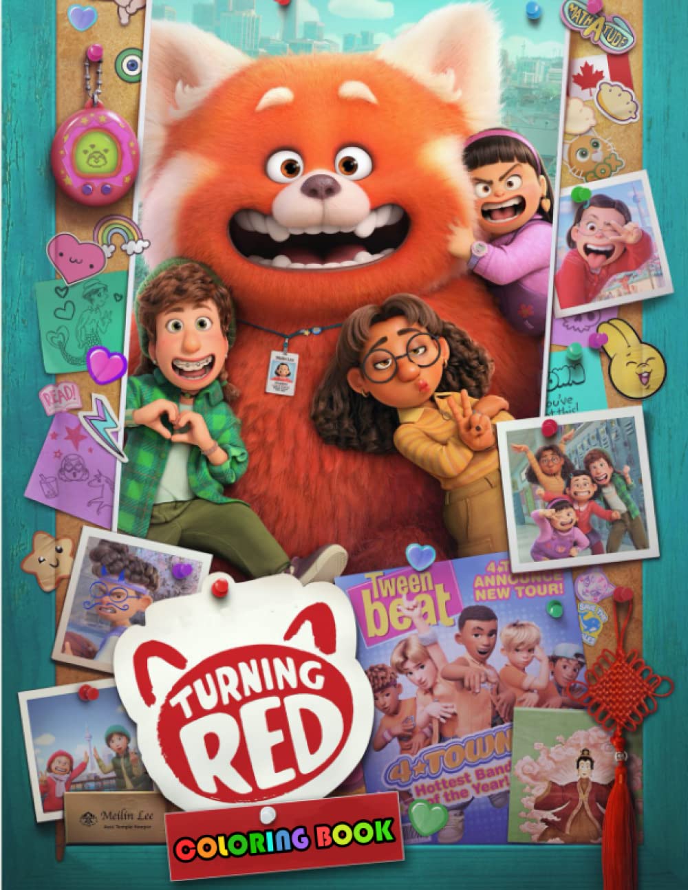 Buy Turning Red Coloring Book: High Quality Coloring Pages, Turning Red ...