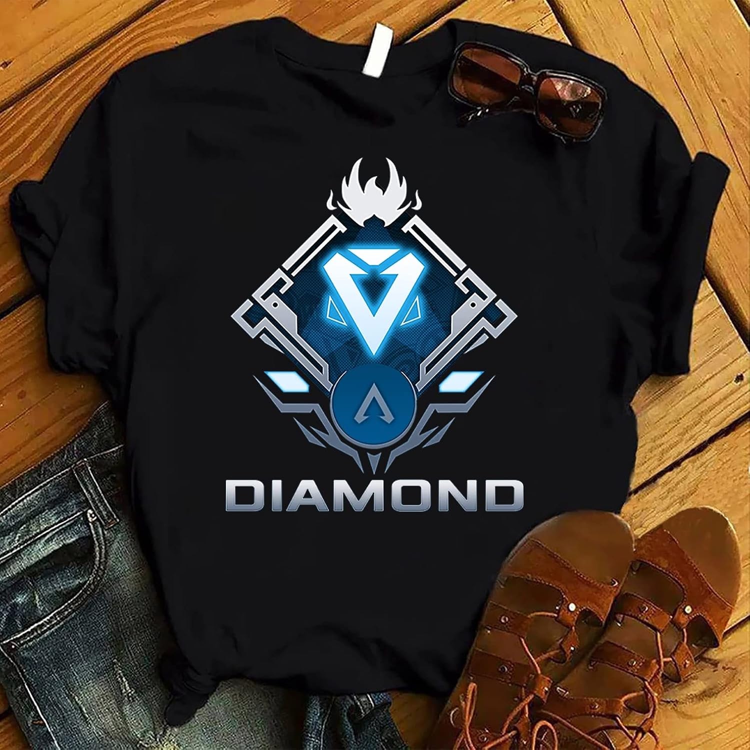 Amazon.com: Apex Diamond T-Shirt, HoloSpray Season 12 Shirt, Apex ...