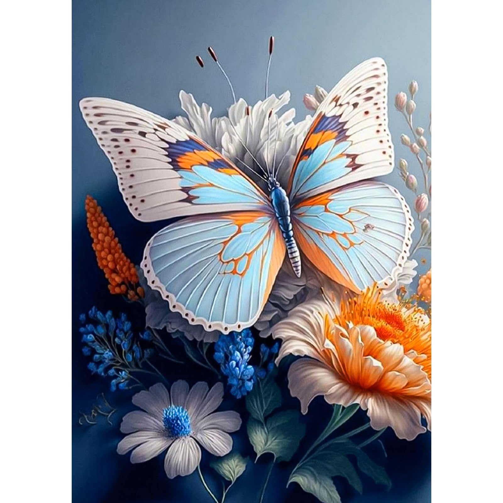 Amazon.com: RICUVED Flowers Diamond Art, Butterfly Diamond Art Kits for ...