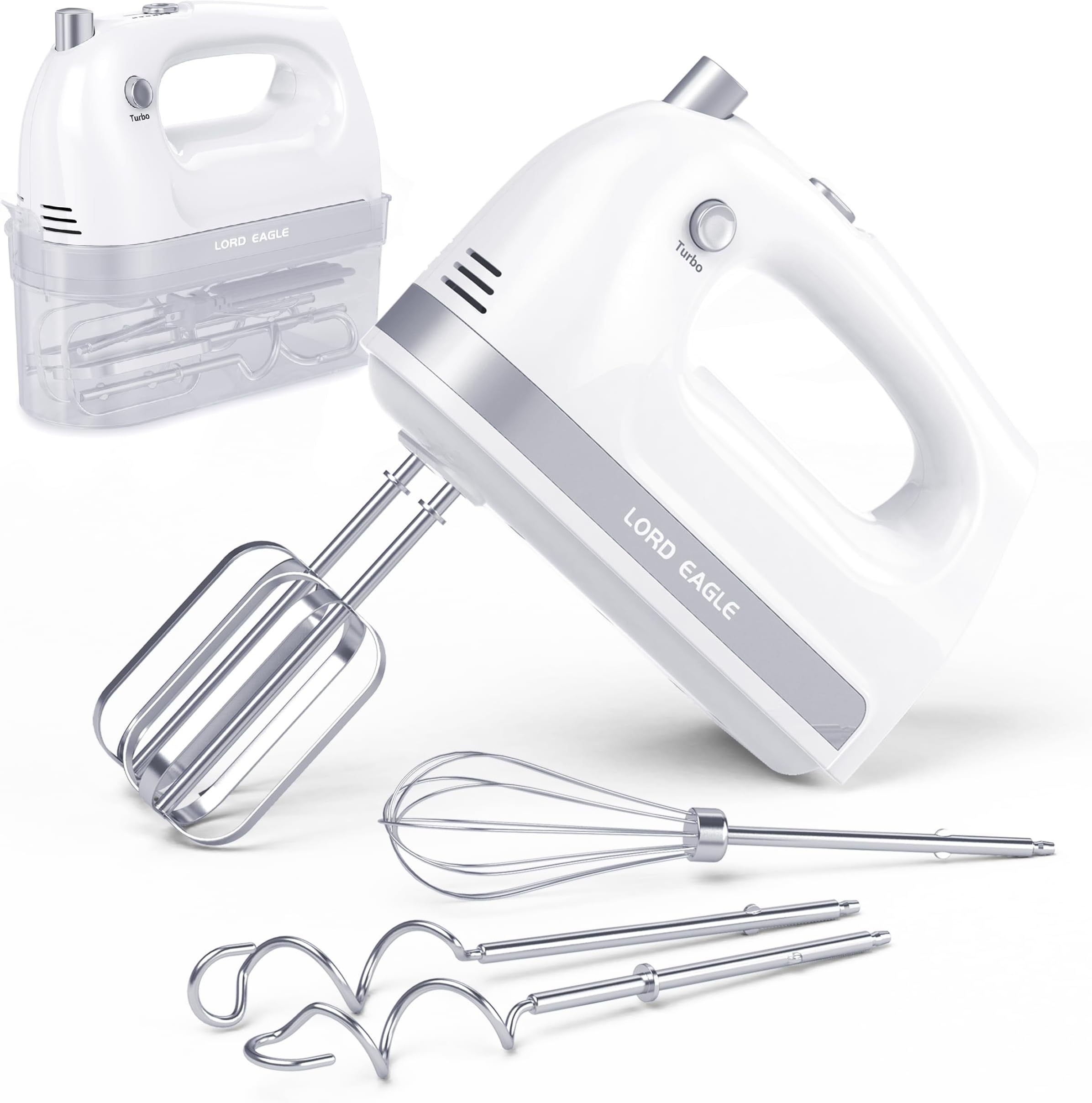 Russell Hobbs Food Collection Electric Hand Mixer with 6 Speeds, Easy ...