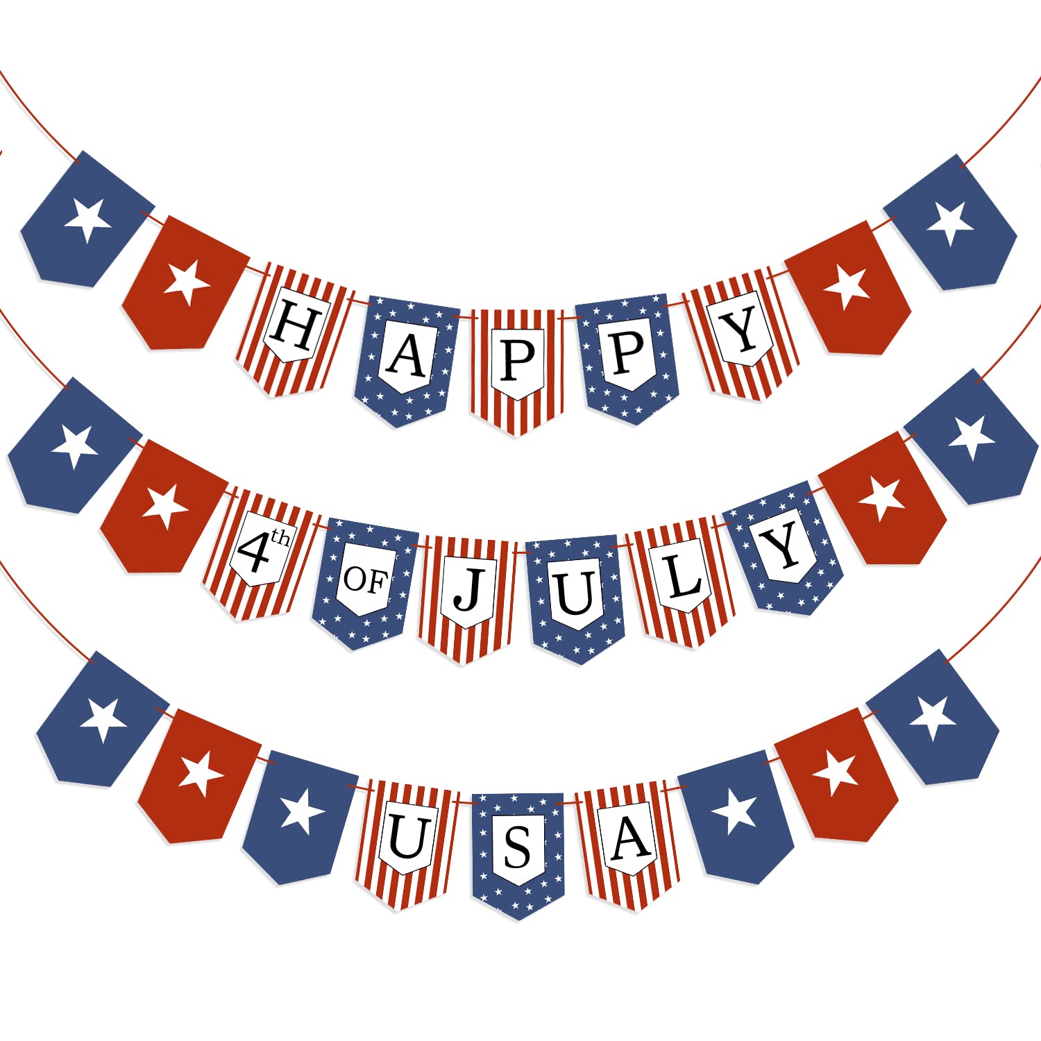 Vintage Patriotic Bunting Clipart