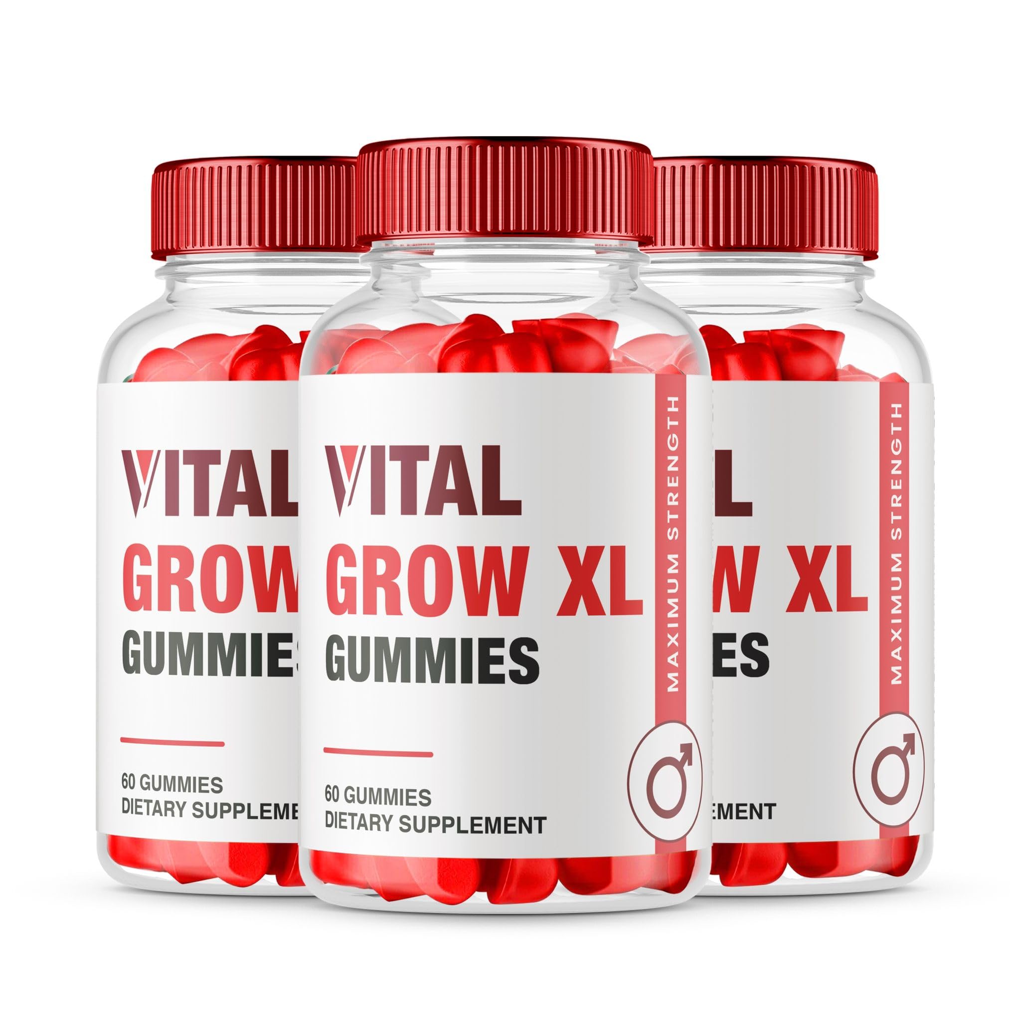 Amazon.com: (3 Pack) Vital Grow XL Gummies, Official Formula - Vial ...