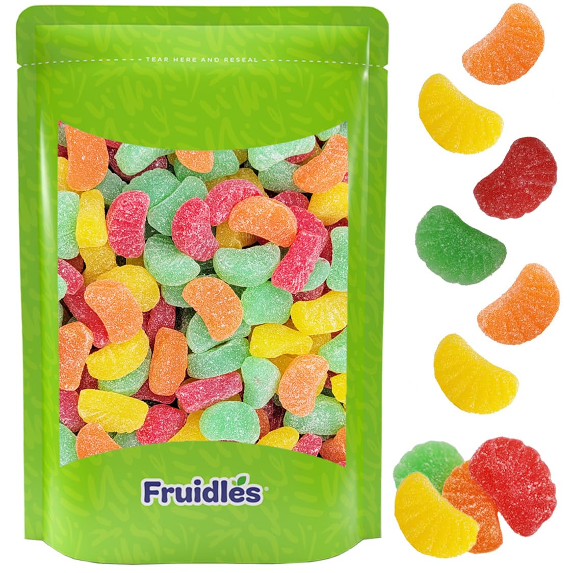 Amazon.com : Fruidles Assorted Fruit Gummi Slices Candy, Delicious ...